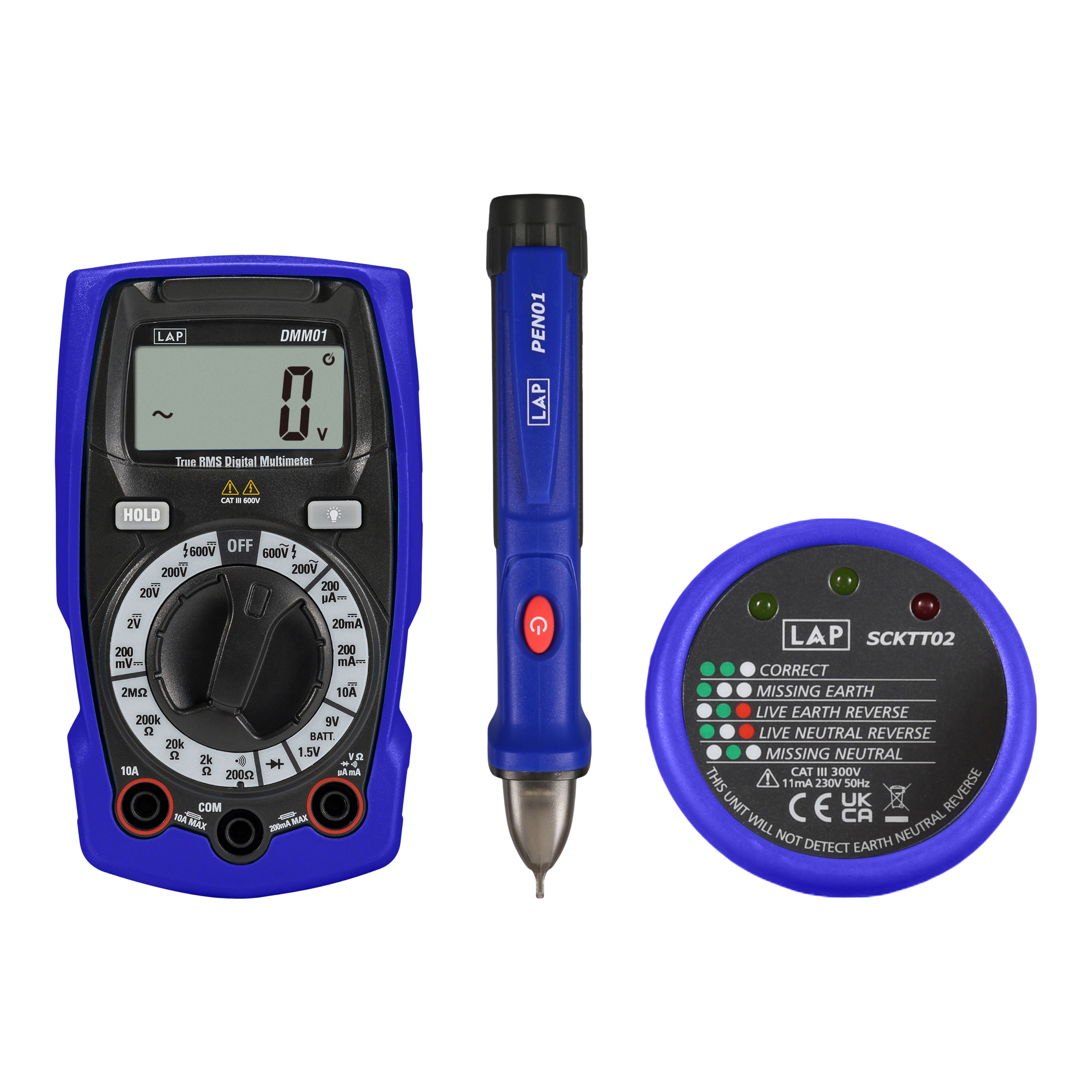 LAP Electrical tester kit, Pack of 3