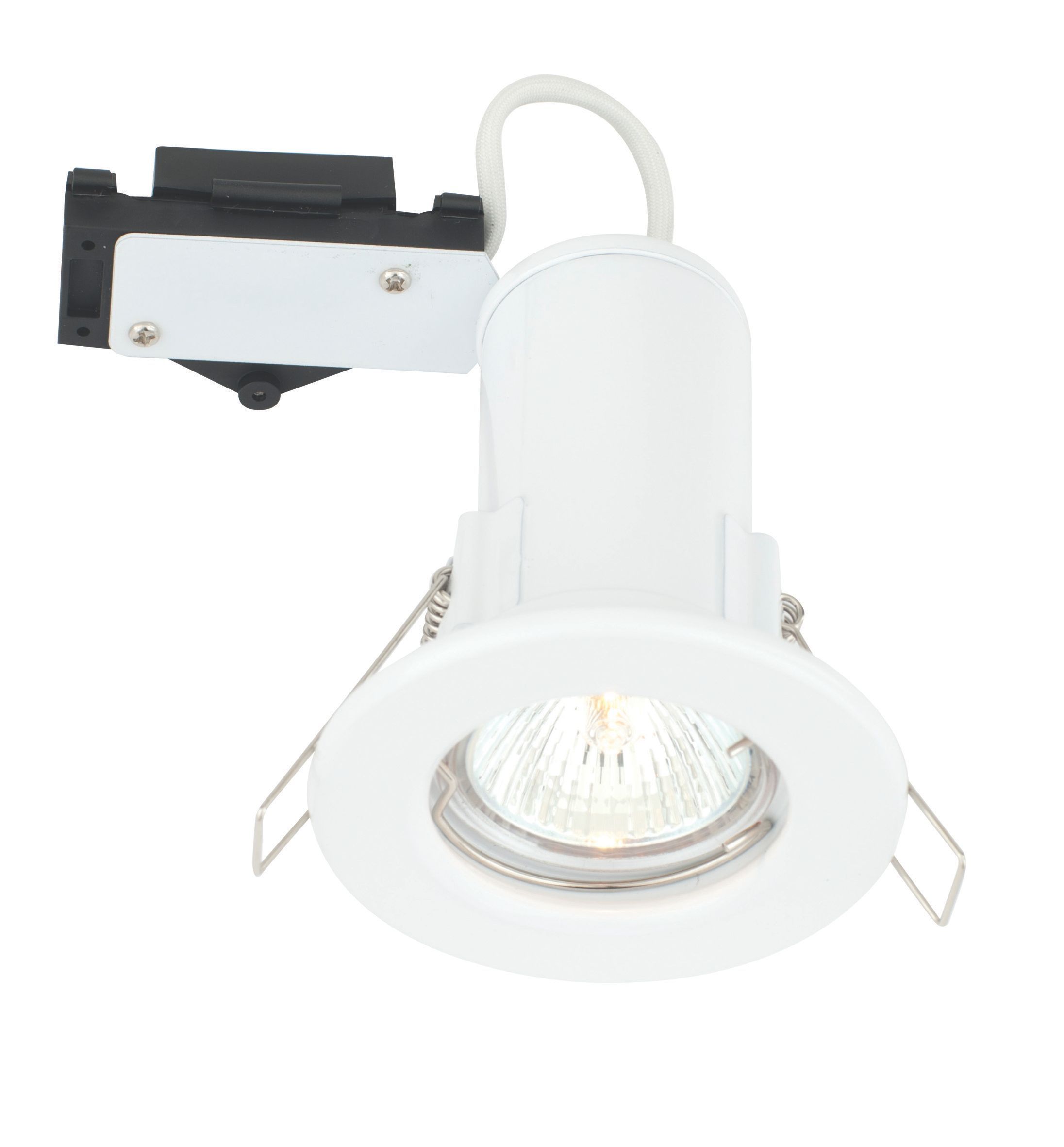 LAP Gloss Fire-rated White Downlight 50W, Pack of 10