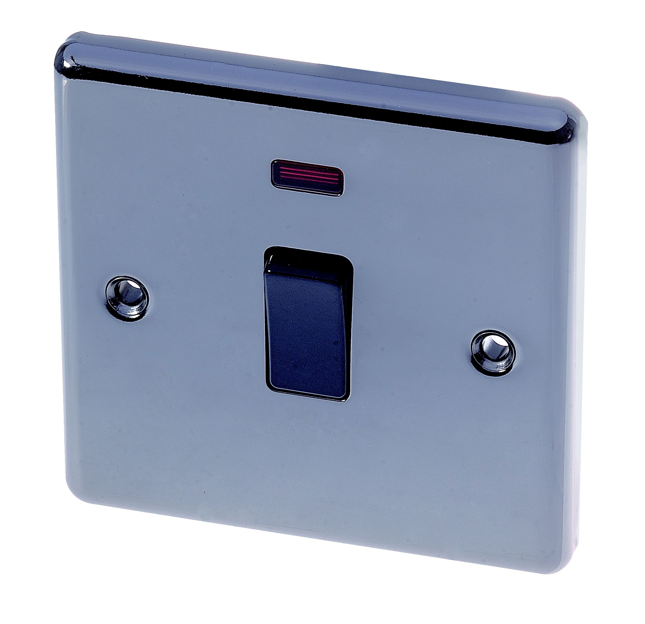 LAP Nickel 20A 1 gang Raised rounded Switch