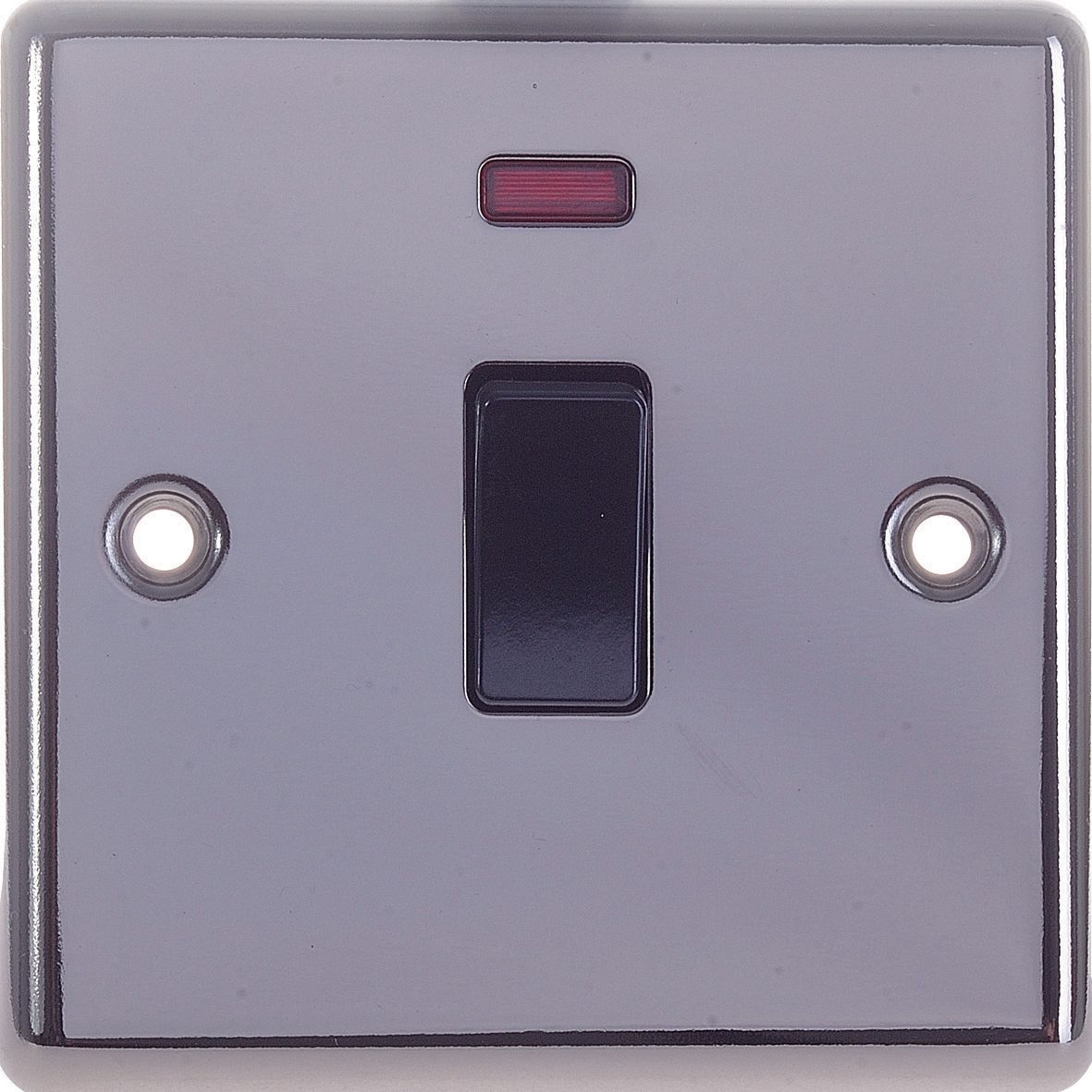 LAP Nickel 20A 1 gang Raised rounded Switch