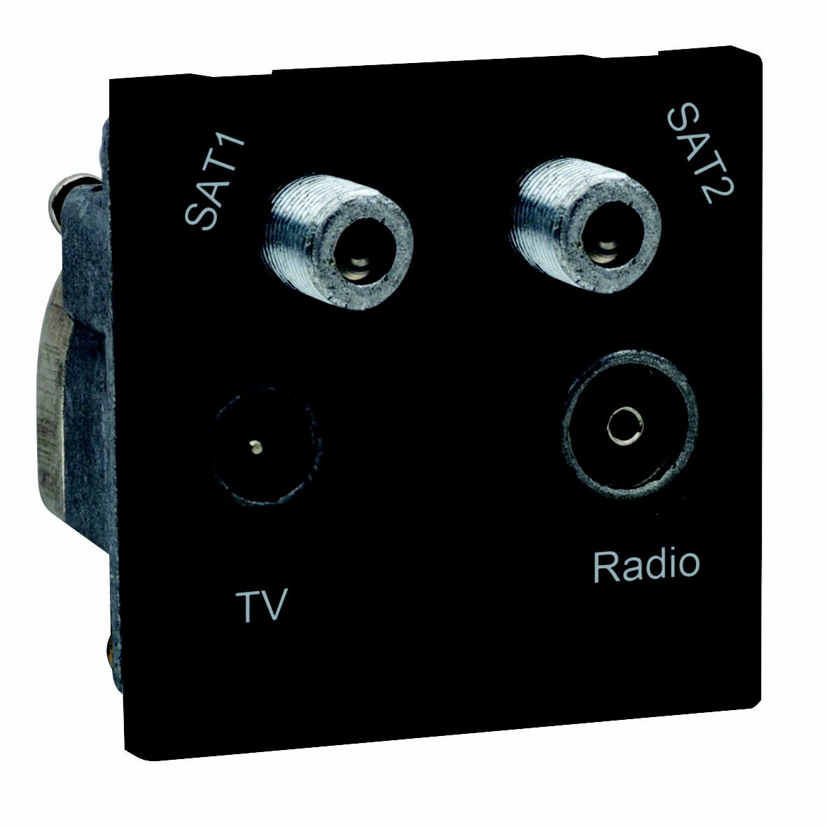 LAP Quadruple TV, radio & satellite socket