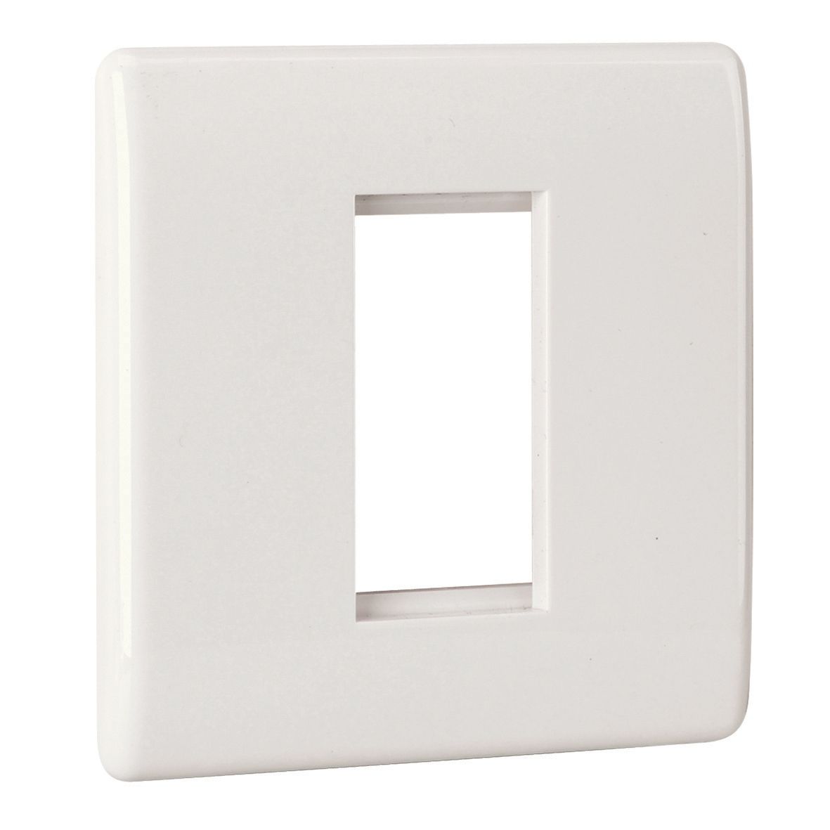 LAP White Modular outlet plate
