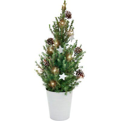 LARGE DECORATED TREE IN TIN | DIY at B&Q