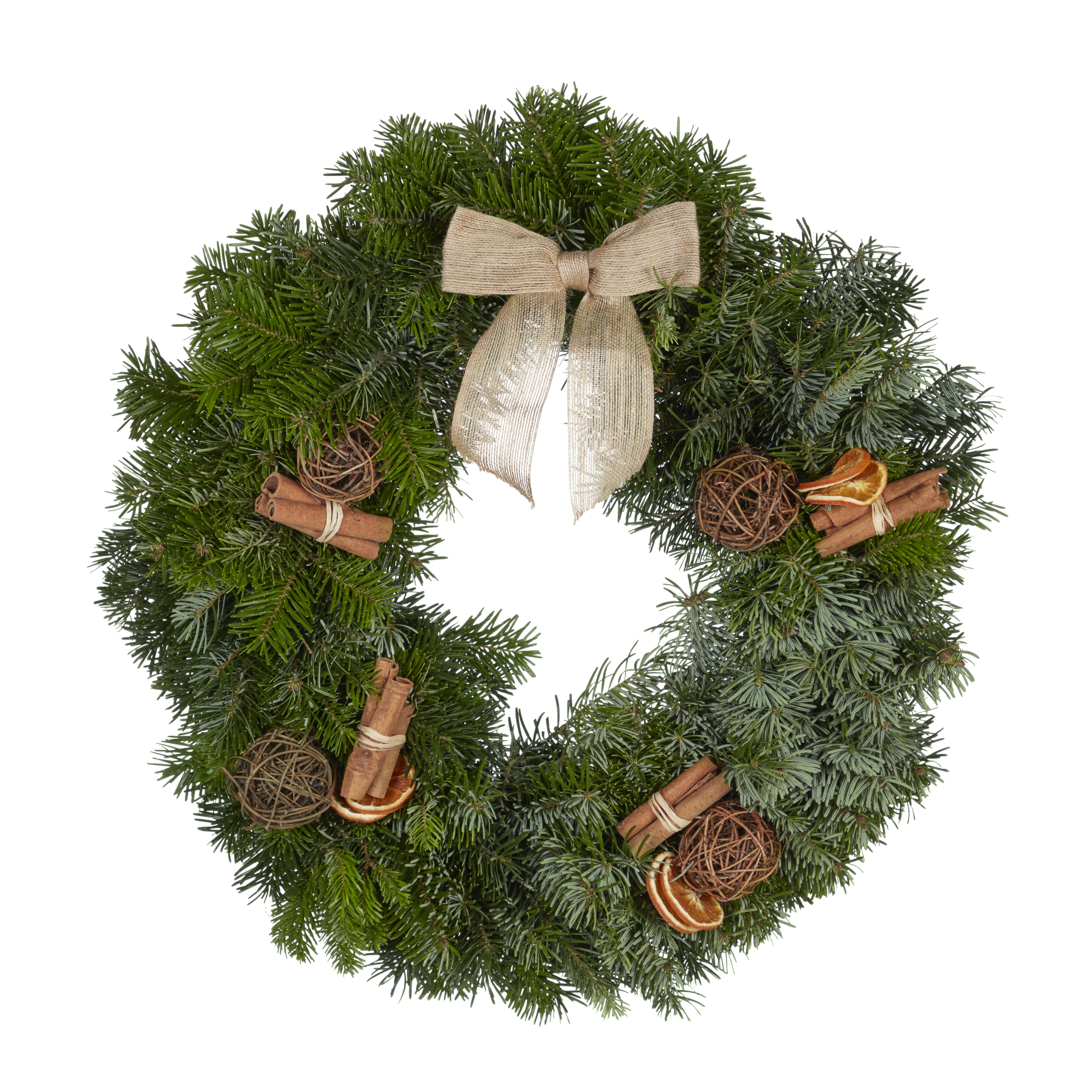 Large Natural Wreath | DIY at B&Q
