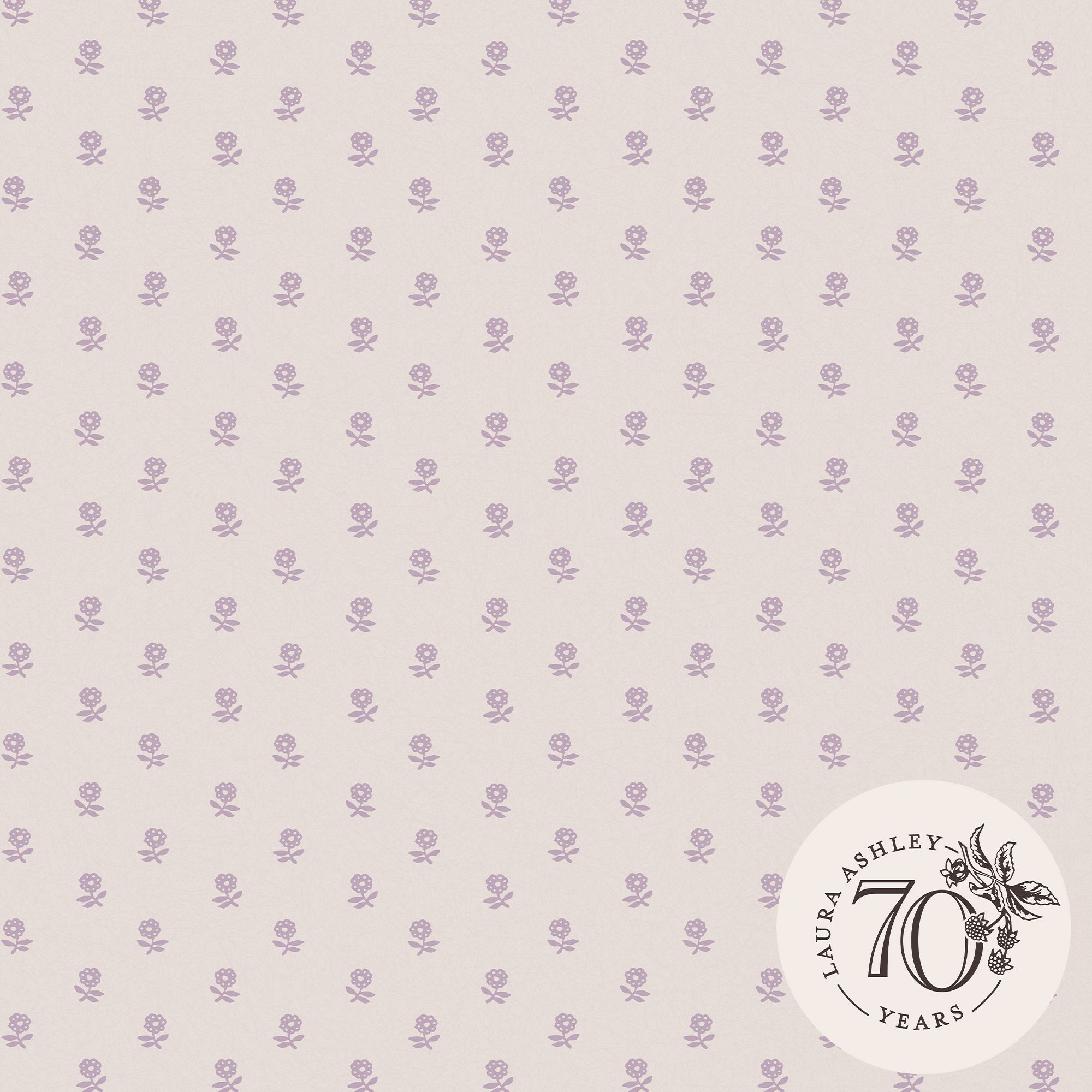 Laura Ashley Daisy Pink & Purple Kids Smooth Wallpaper