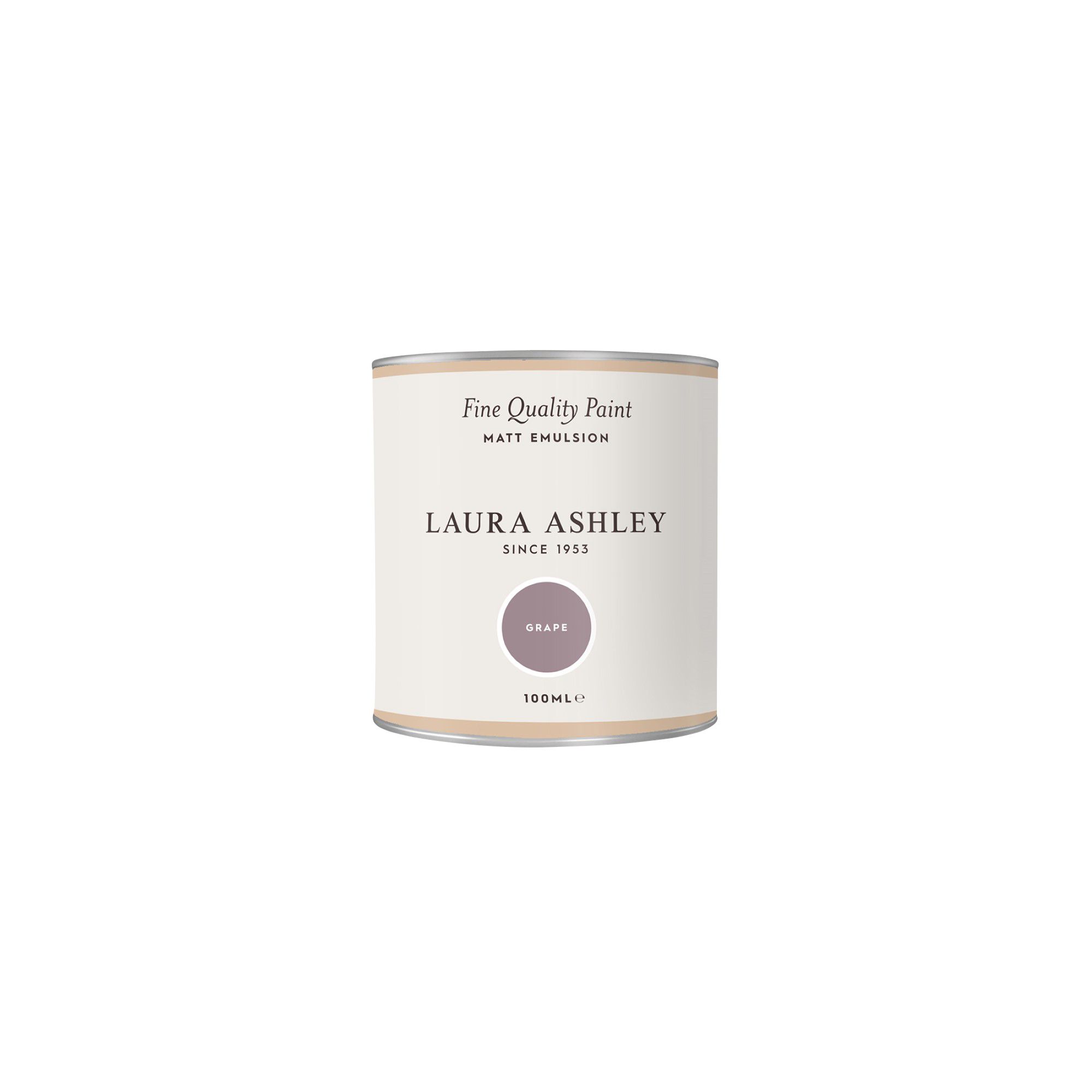 Laura Ashley Grape Matt Emulsion paint, 100ml | DIY at B&Q
