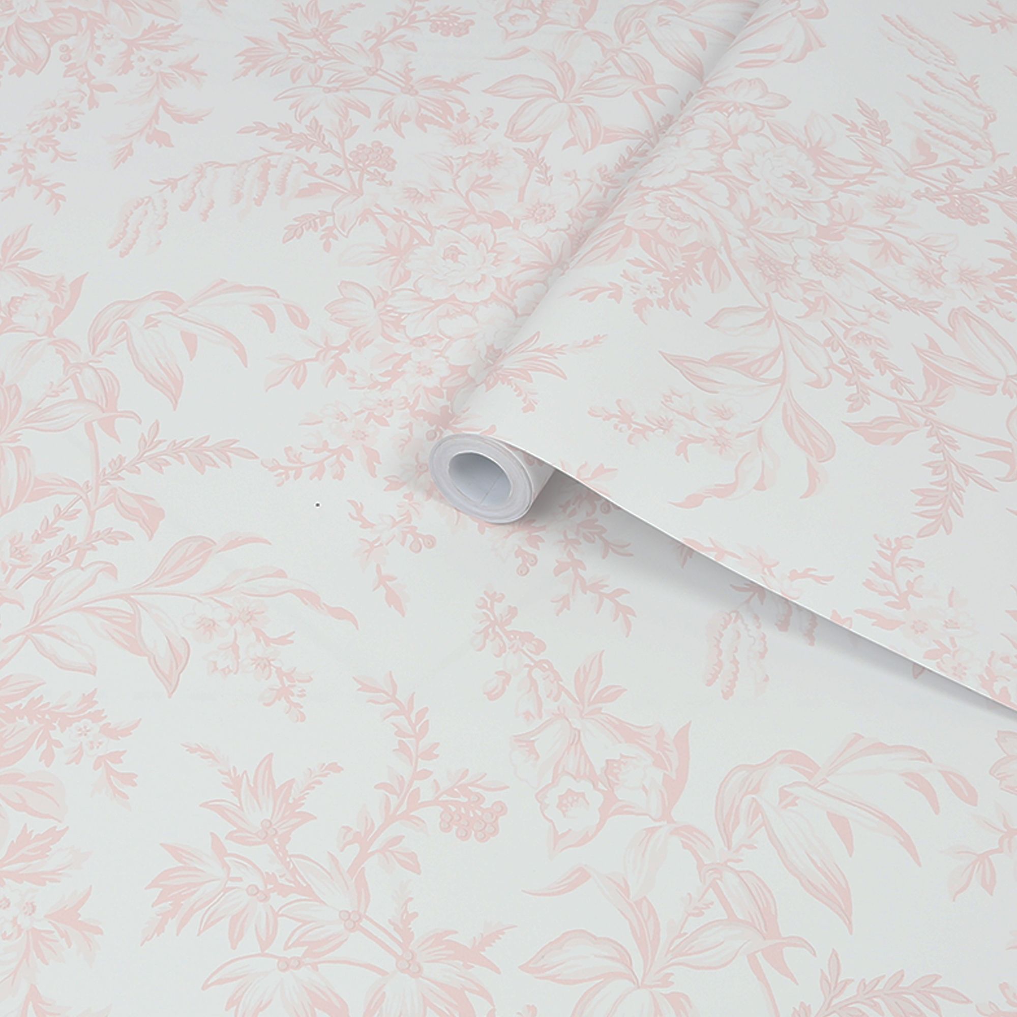 Laura Ashley Picardie Petal Floral Smooth Wallpaper Sample | DIY at B&Q
