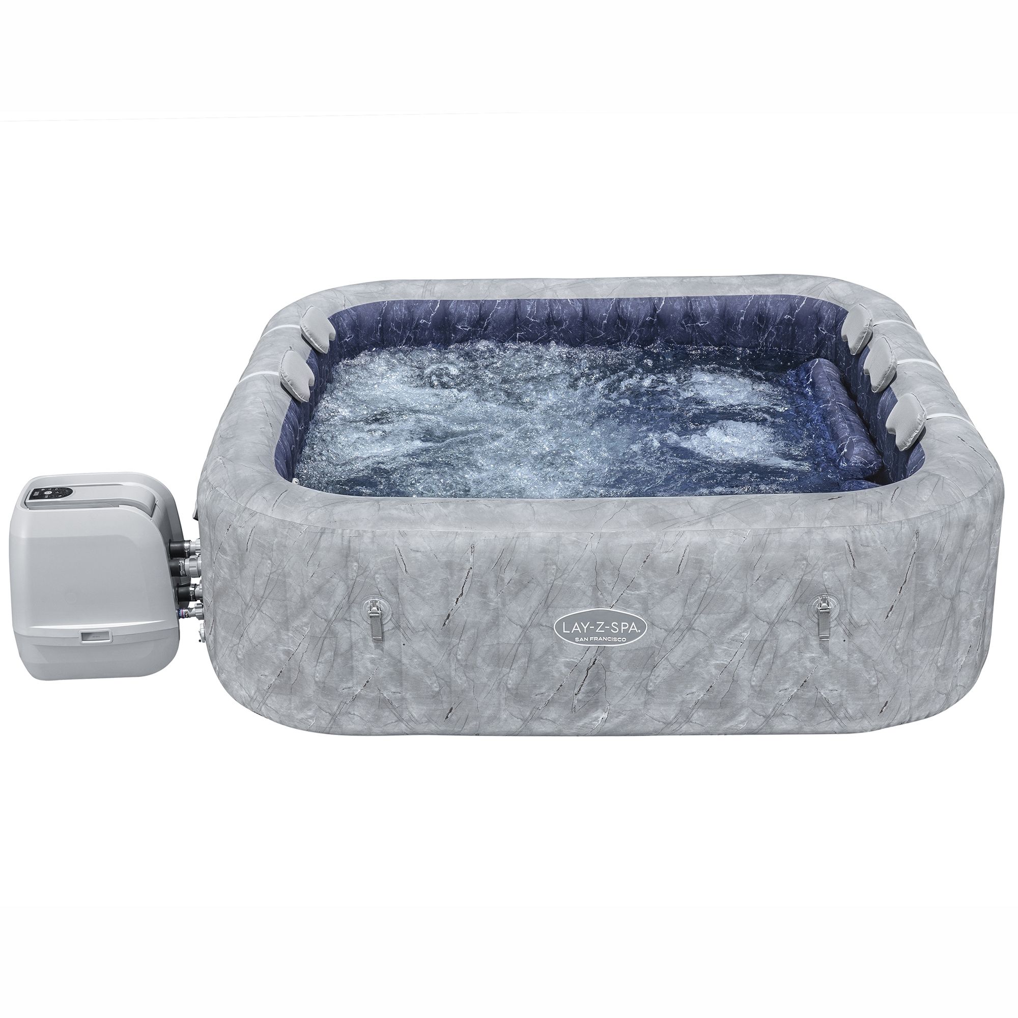 Lay-Z-Spa San Francisco hydrojet pro 4 person Inflatable hot tub | DIY ...