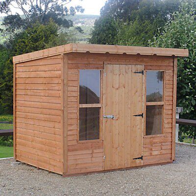 LEAN TO SHED RUSTIC 2.44X3.05M 8 X 10FT