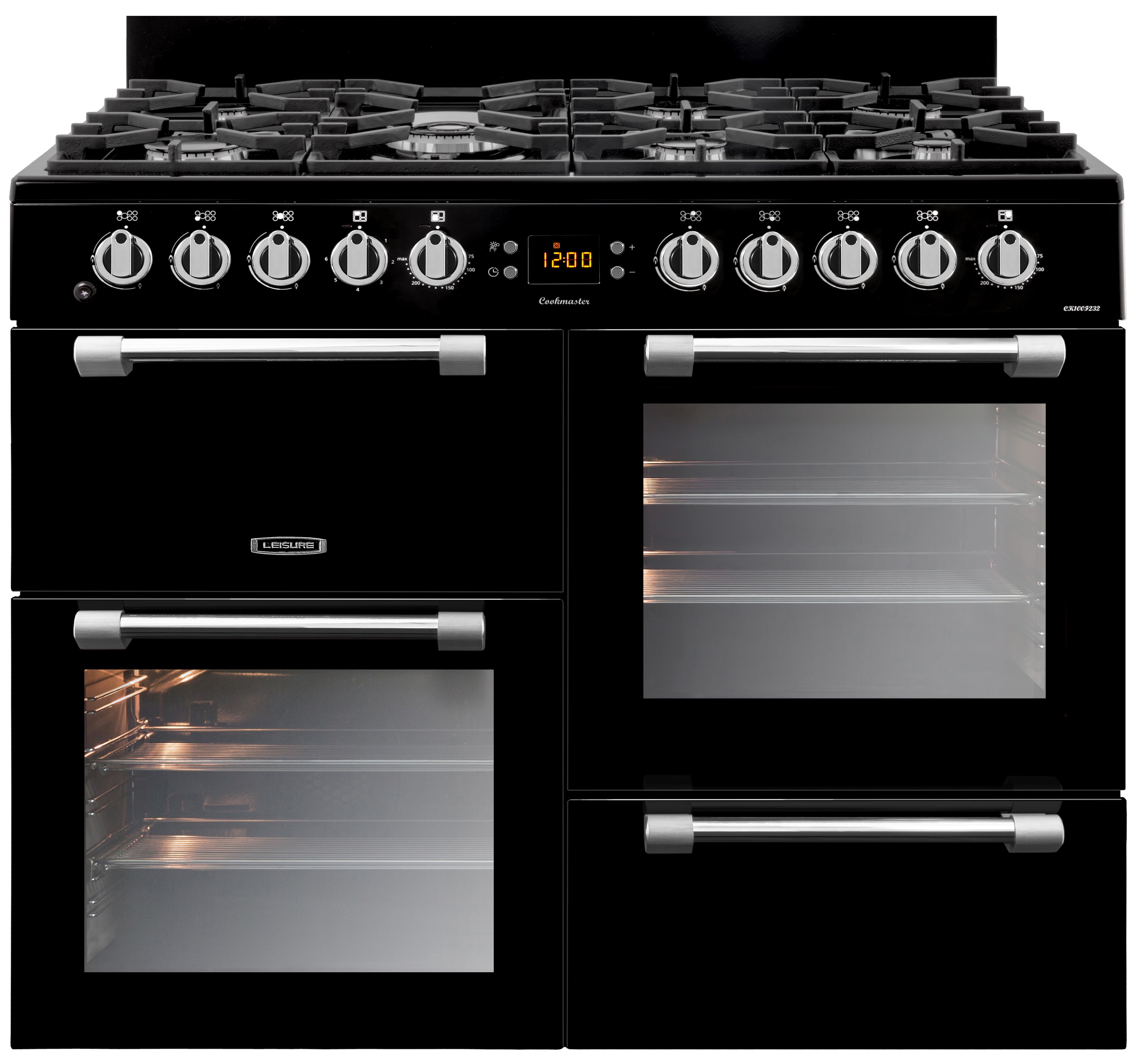 Leisure CK100F232K Freestanding Electric Range cooker with Gas Hob ...