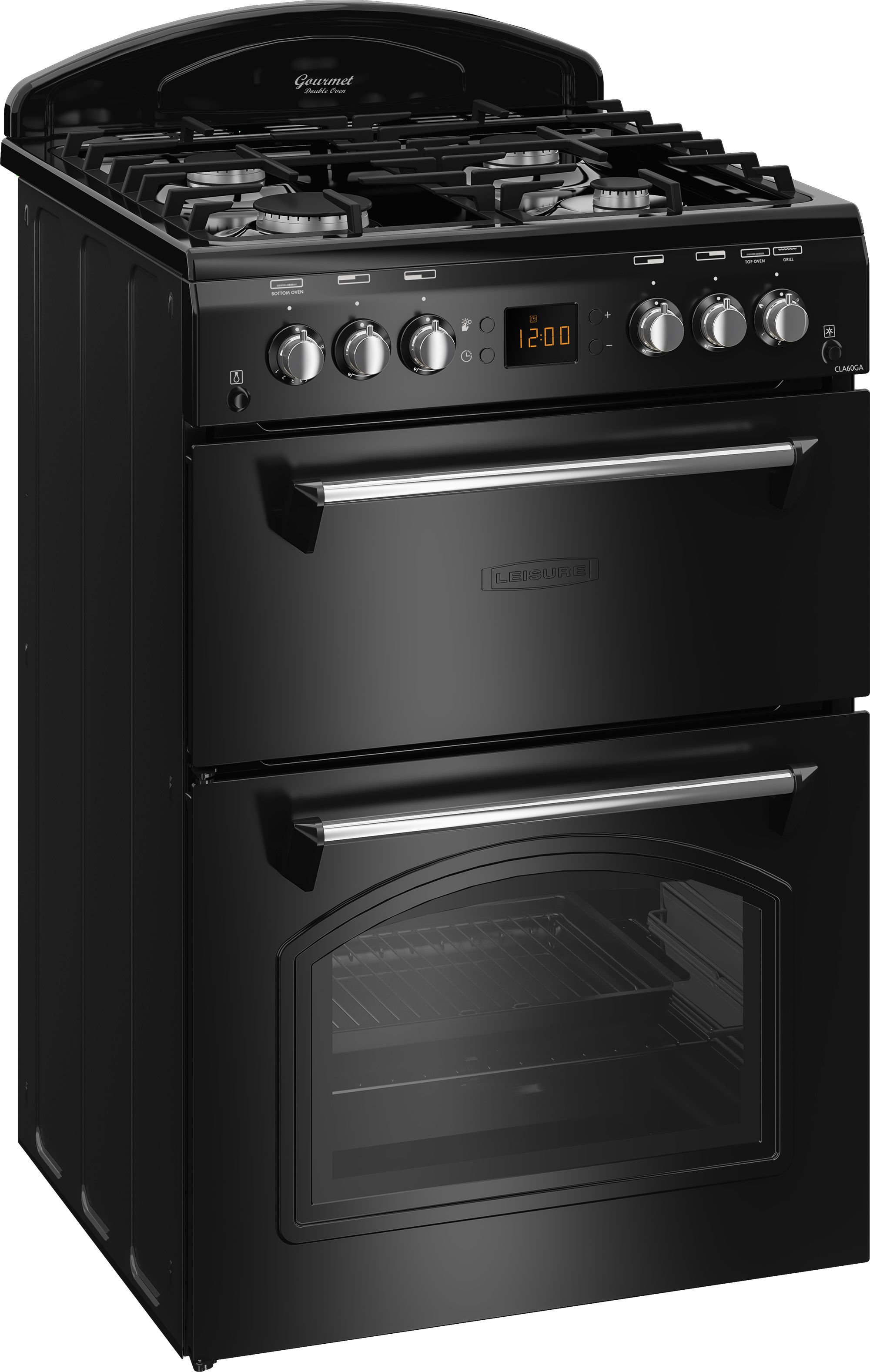 Leisure CLA60GAK Freestanding Gas Range cooker with Gas Hob - Black