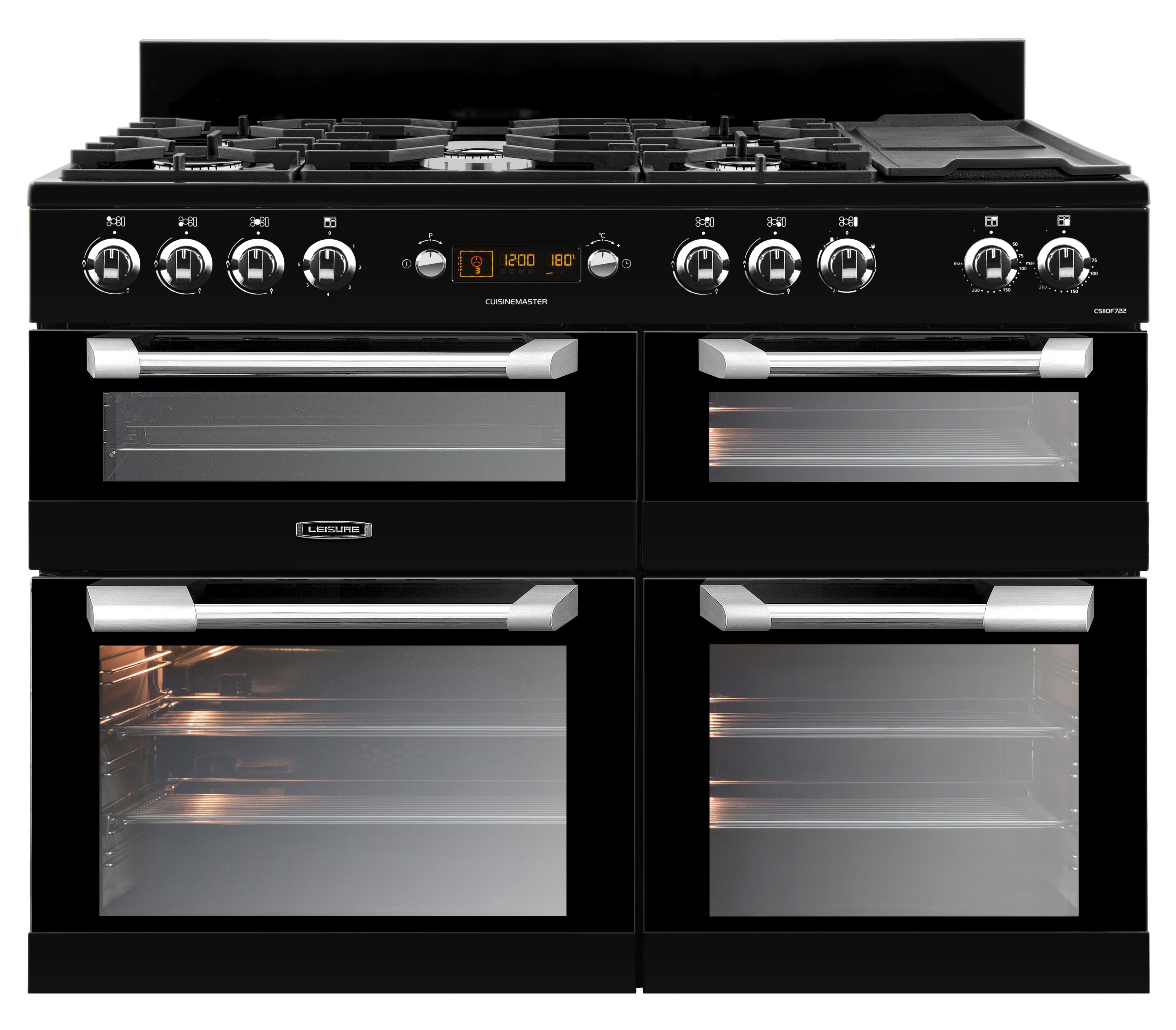 Leisure CS110F722K Freestanding Electric Range cooker with Gas Hob