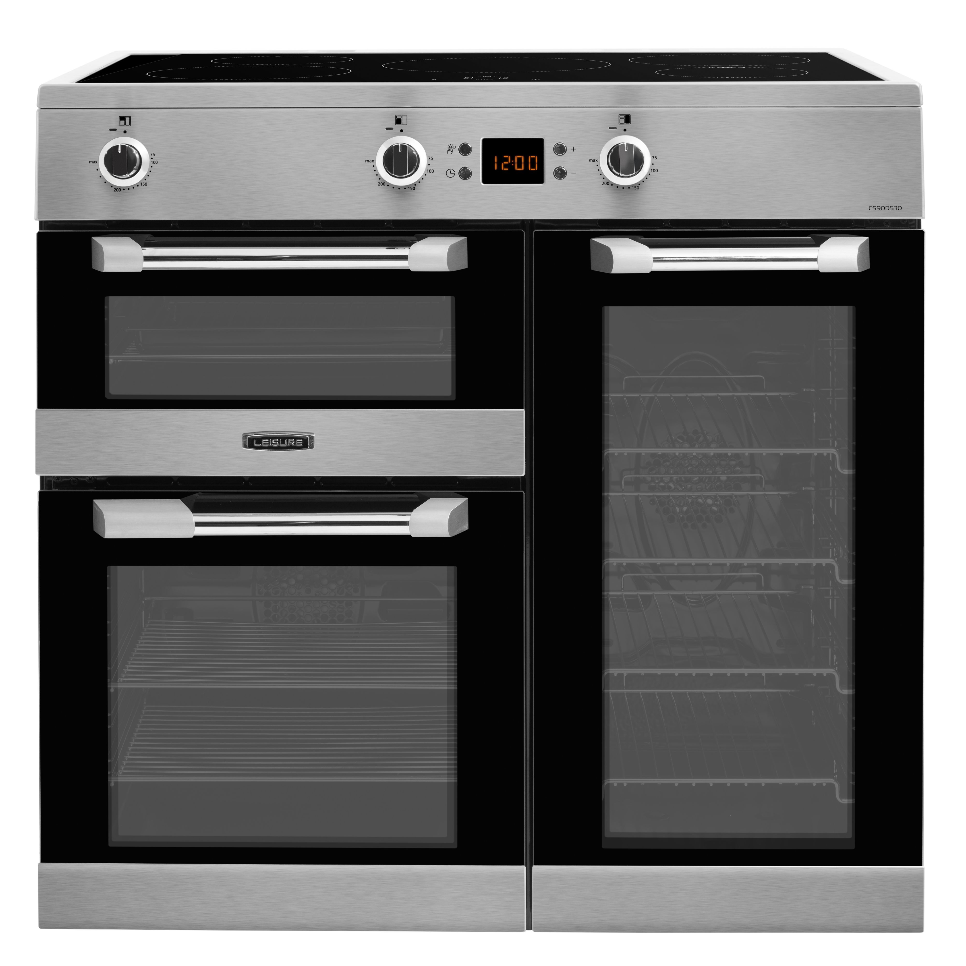 Leisure Cuisinemaster CS90D530X Freestanding Range cooker with ...