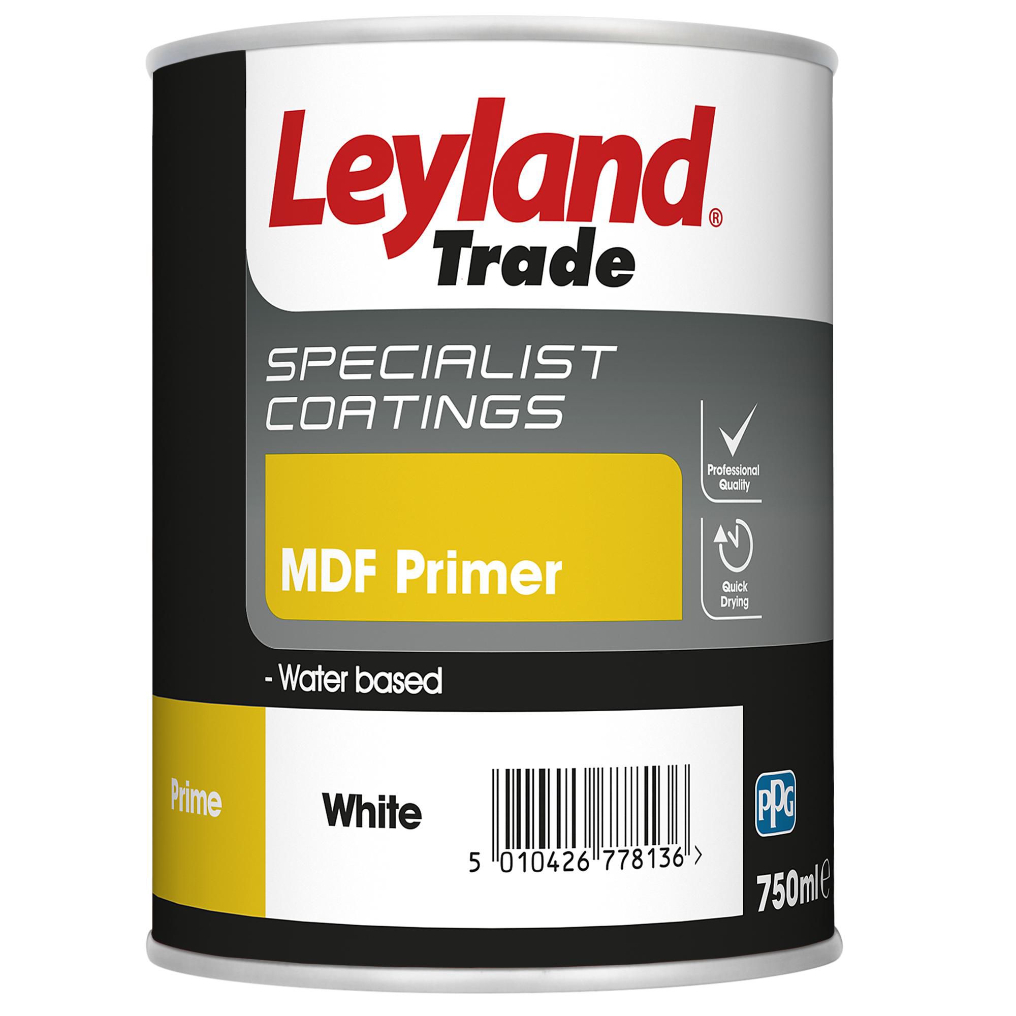 Leyland Trade Specialist White MDF Primer, 750ml | DIY at B&Q