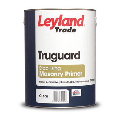 Buy Leyland Trade Truguard Clear Masonry Stabilising primer, 5L | DIY ...