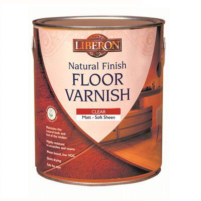 Liberon Floor varnish Clear Matt Treatment, 2.5L | DIY at B&Q