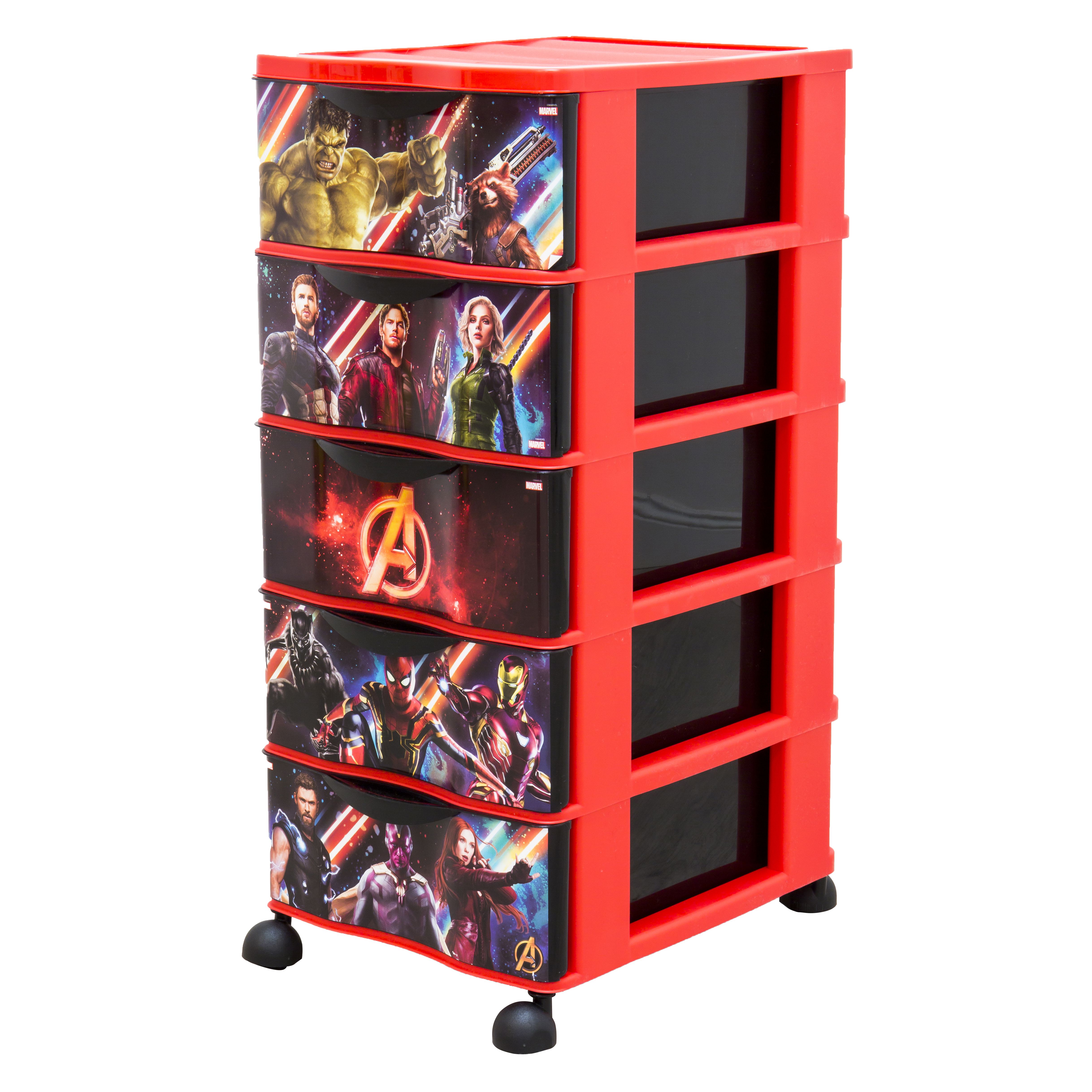 Licenced Homeware Multicolour 9L Non-stackable Plastic Tower unit | DIY ...