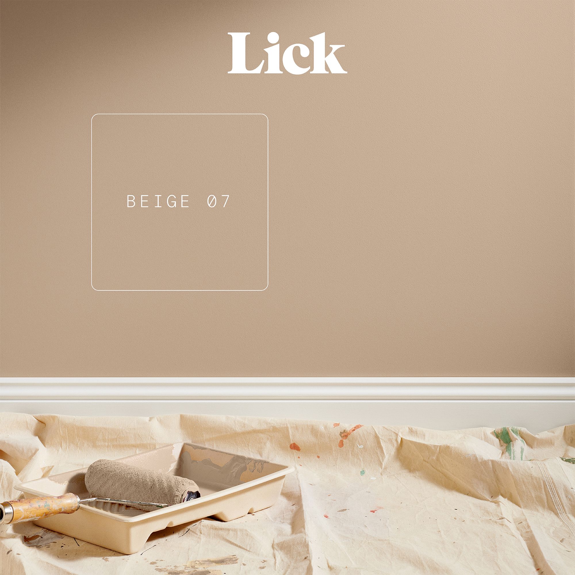 LICK BEIGE 07 MATT EMULSION PAINT, 2.5L