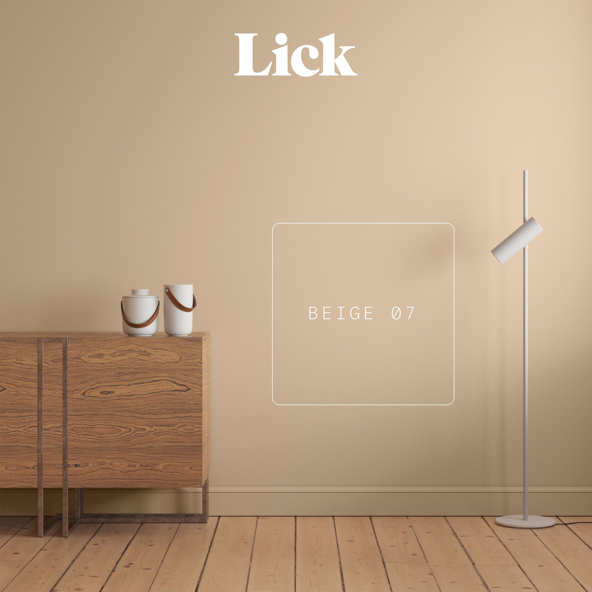 LICK BEIGE 07 MATT EMULSION PAINT, 2.5L