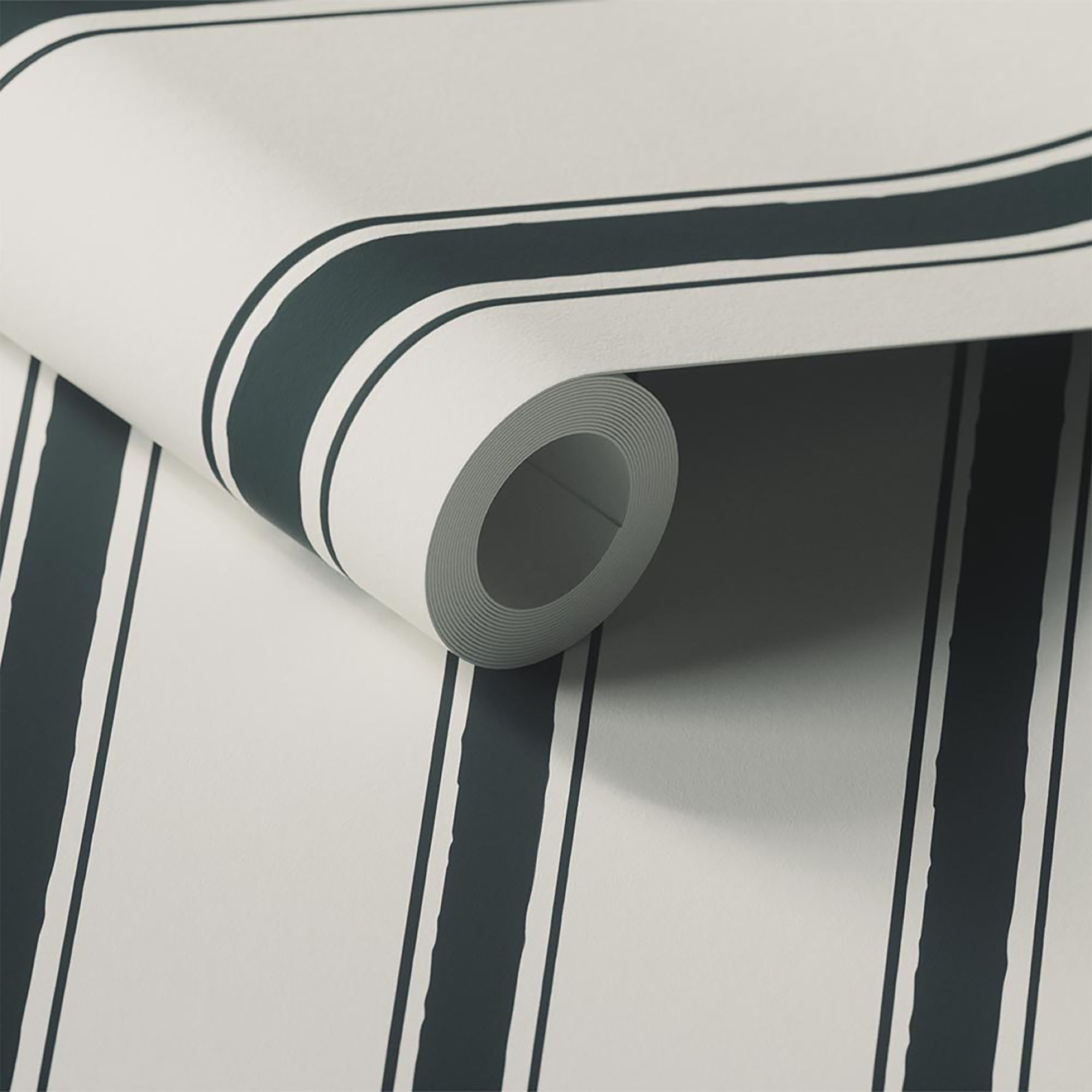 Lick Black & White Stripes 03 Textured Wallpaper | DIY at B&Q