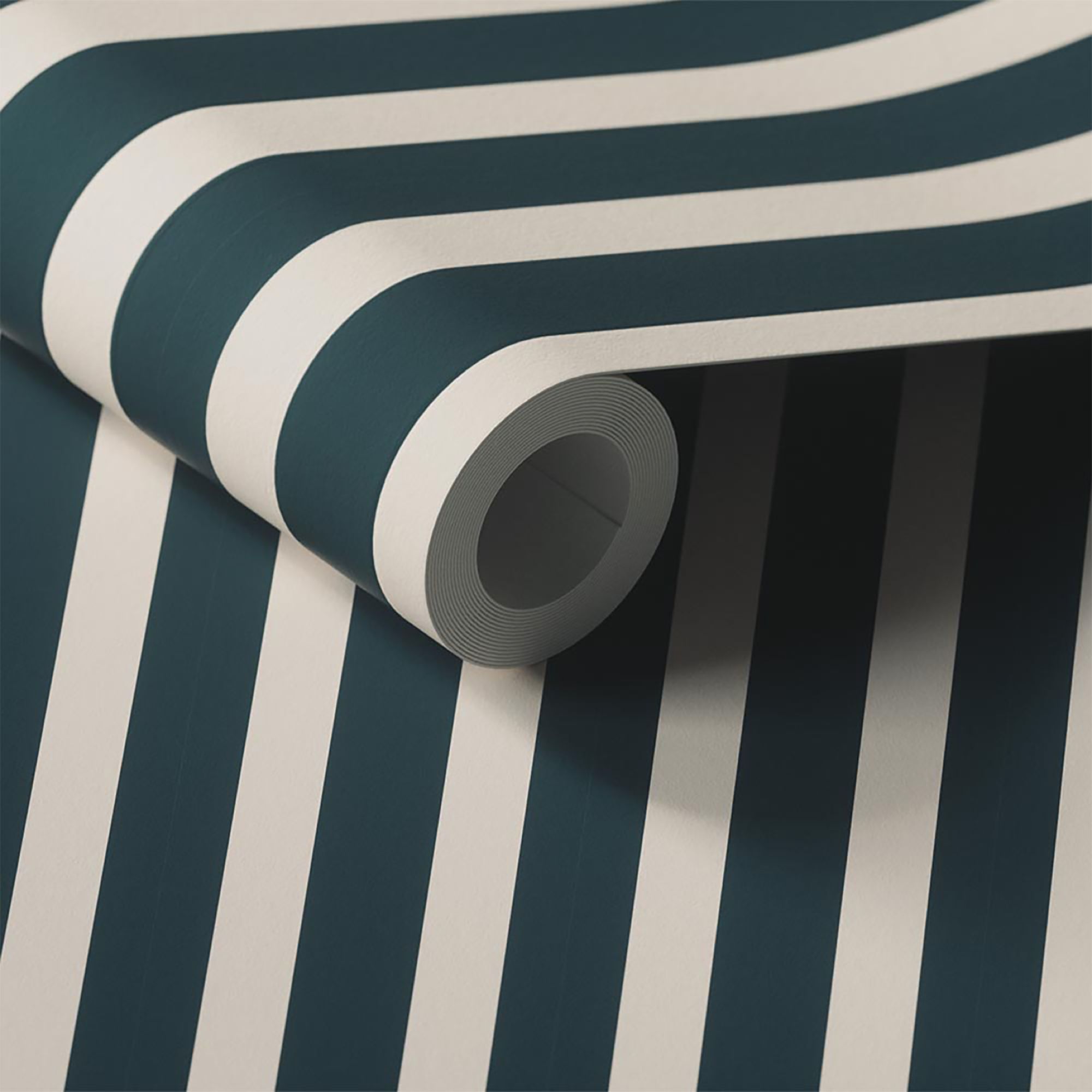 Lick Blue & Grey Stripes 02 Textured Wallpaper | DIY at B&Q