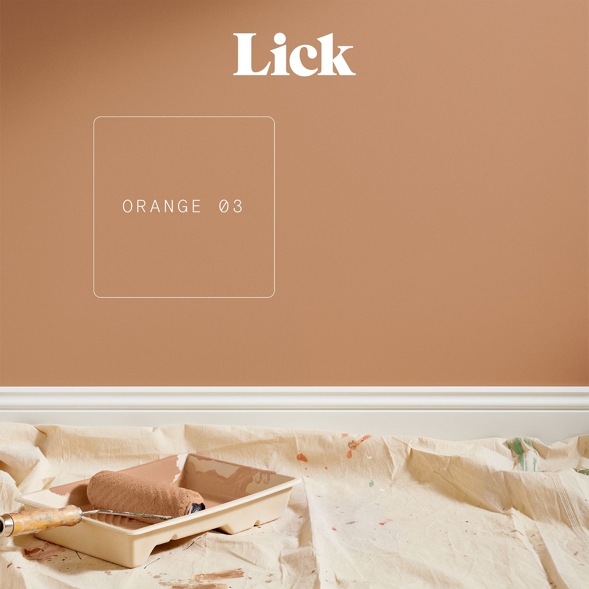 Lick Orange 03 Matt Emulsion paint, 2.5L | DIY at B&Q
