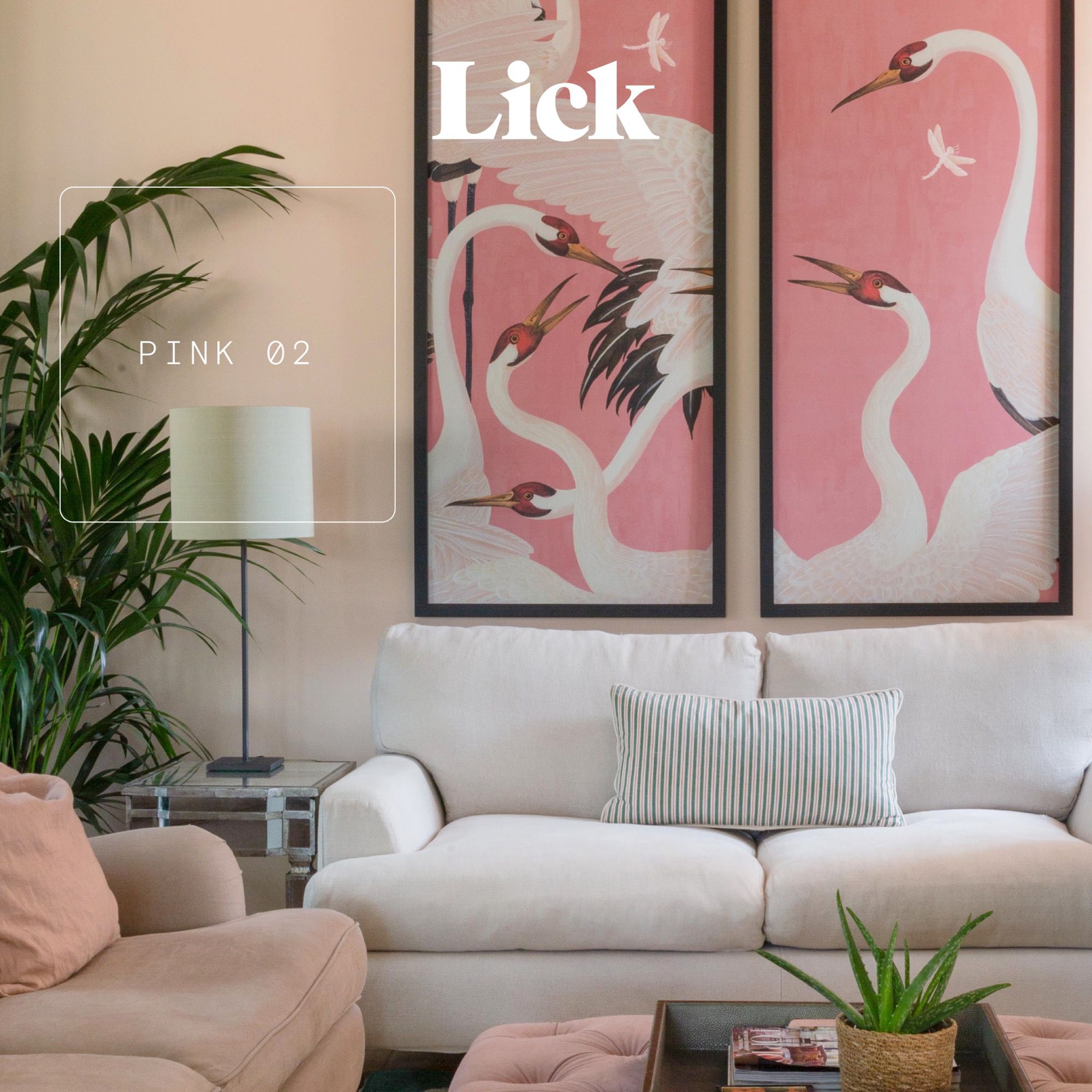 Lick Pink 02 Peel & stick Tester