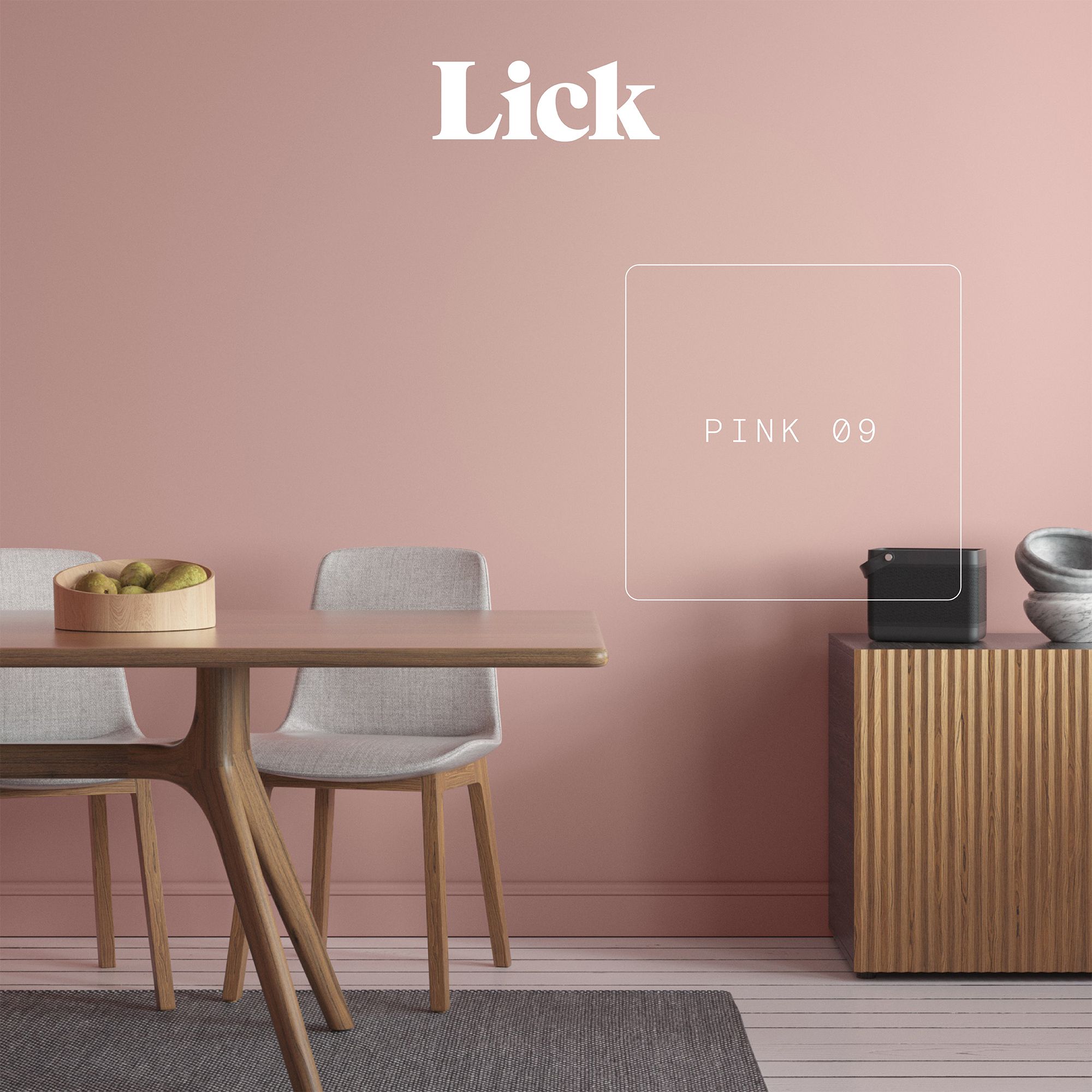 Lick Pink 09 Peel & stick Tester