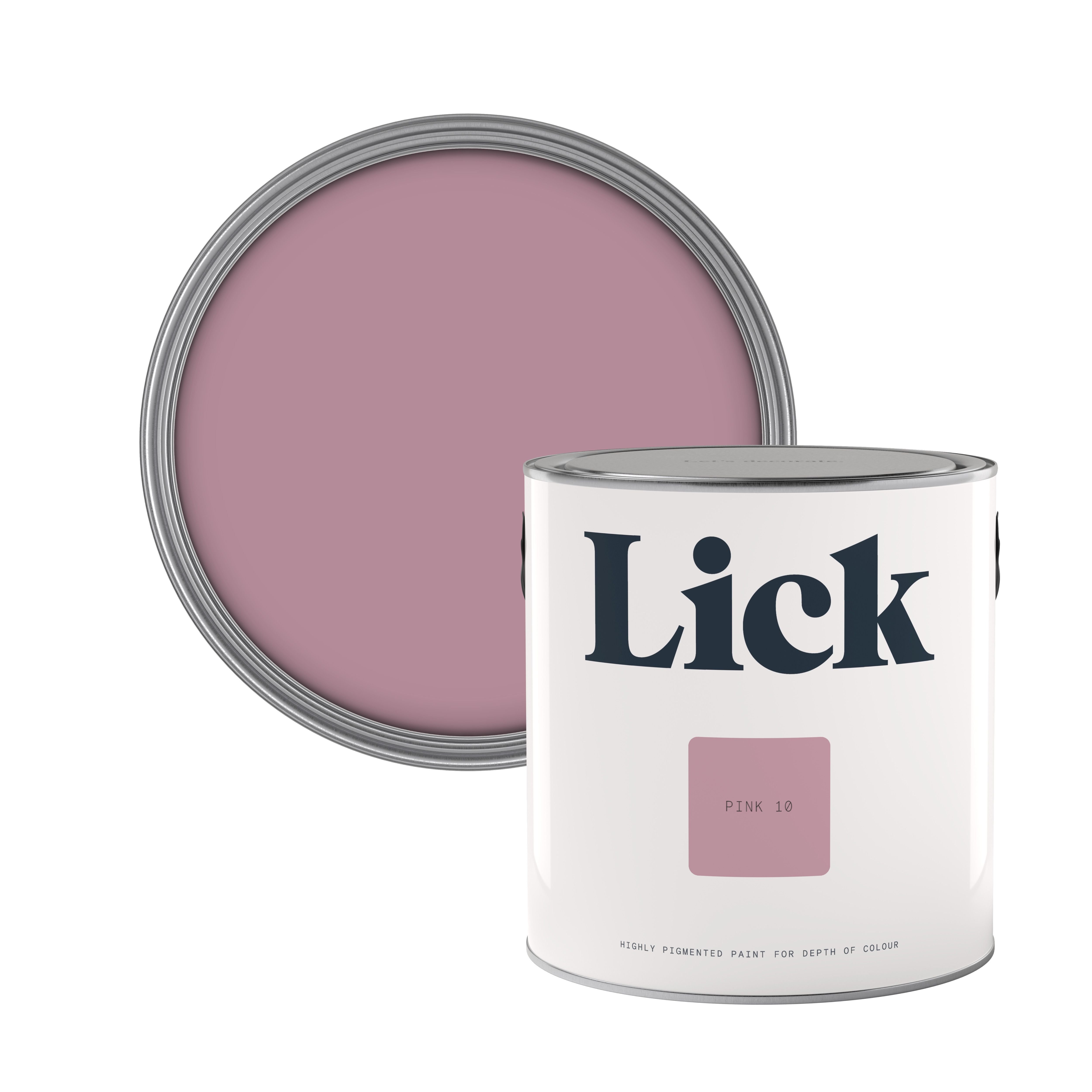 Lick Pink 10 Eggshell Emulsion paint, 2.5L | DIY at B&Q