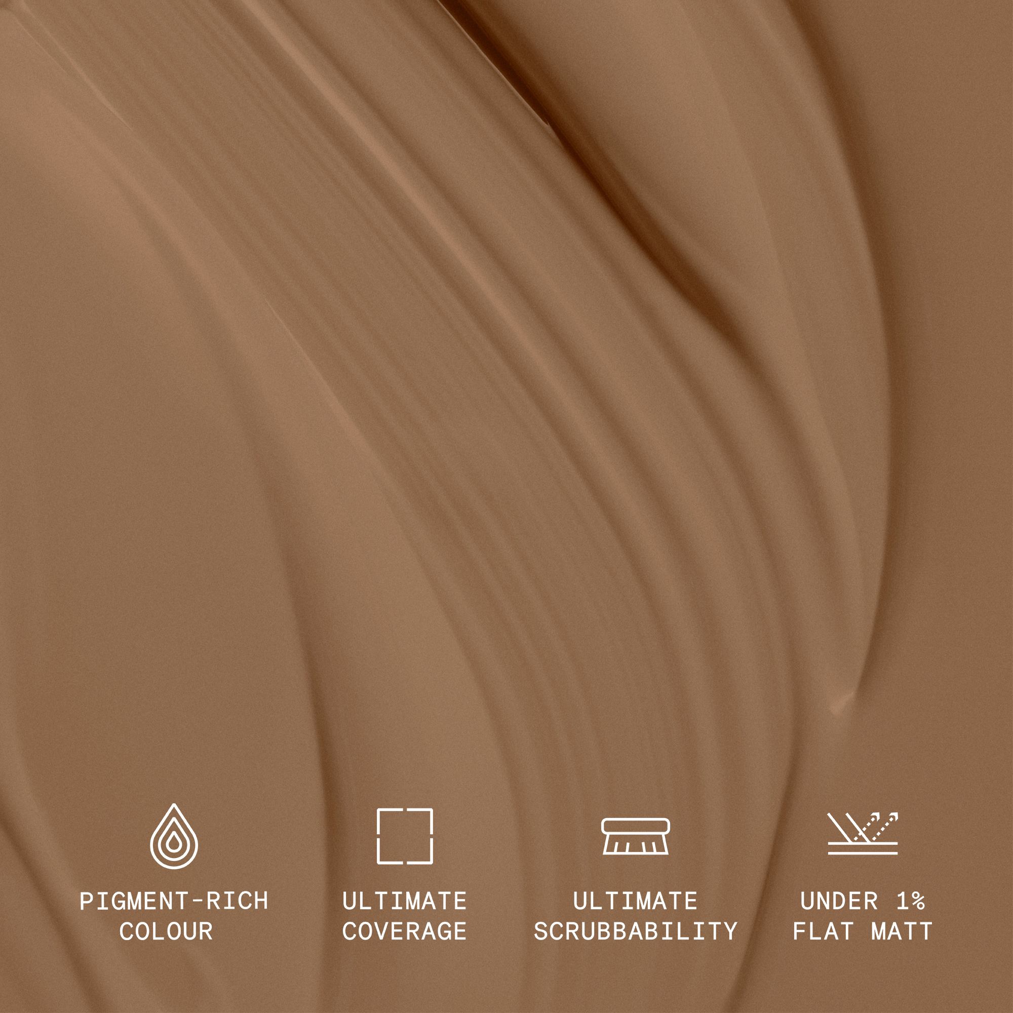 Lick Supreme Brown 02 Flat matt Multi-surface Emulsion paint, 2.5L