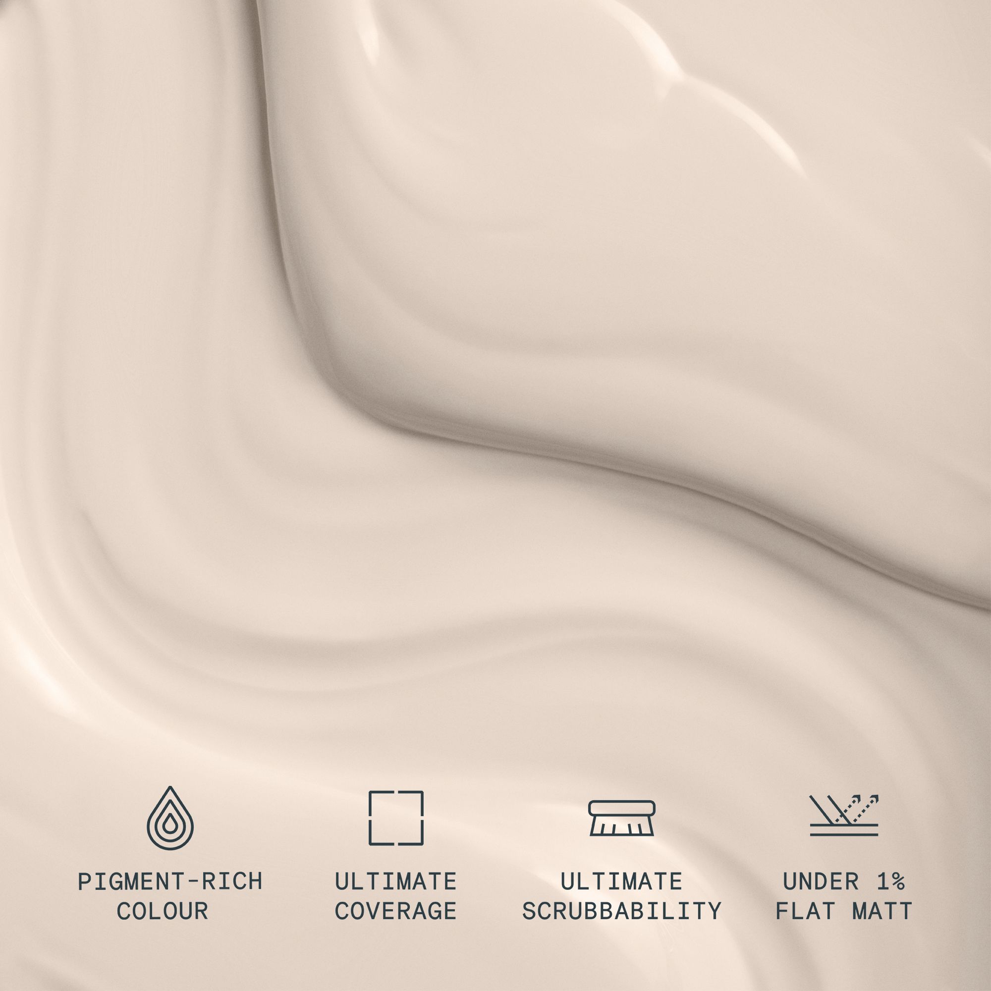 LICK SUPREME TAUPE 03 FLAT MATT MULTI-SURFACE EMULSION PAINT, 2.5L