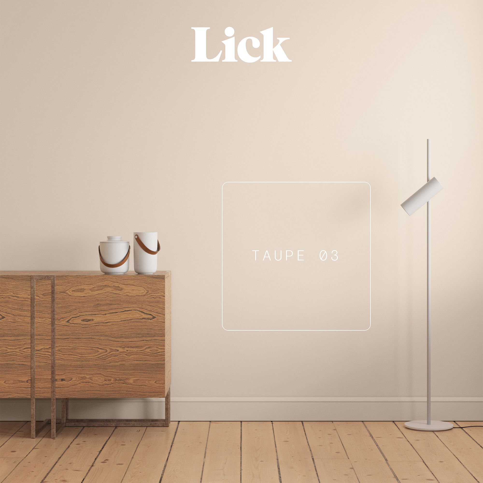 Lick Taupe 03 Matt Emulsion paint, 2.5L | DIY at B&Q