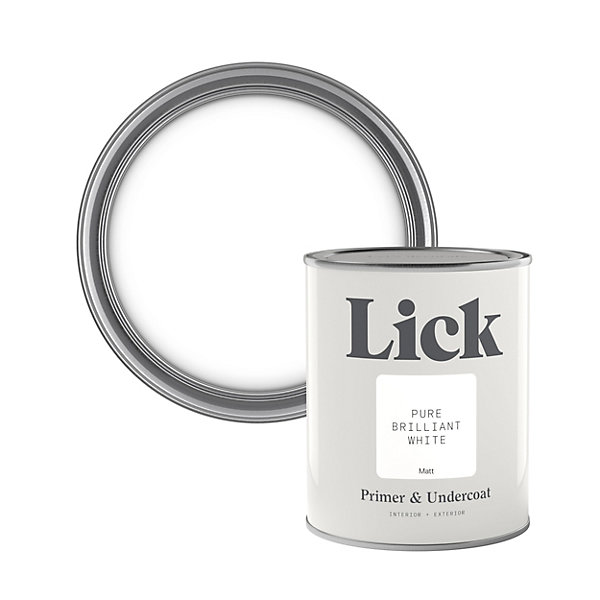 Lick White Multi-surface Non-magnetic Primer & undercoat, 750ml Lick White Multi-surface Non-magnetic Primer & undercoat, 750ml