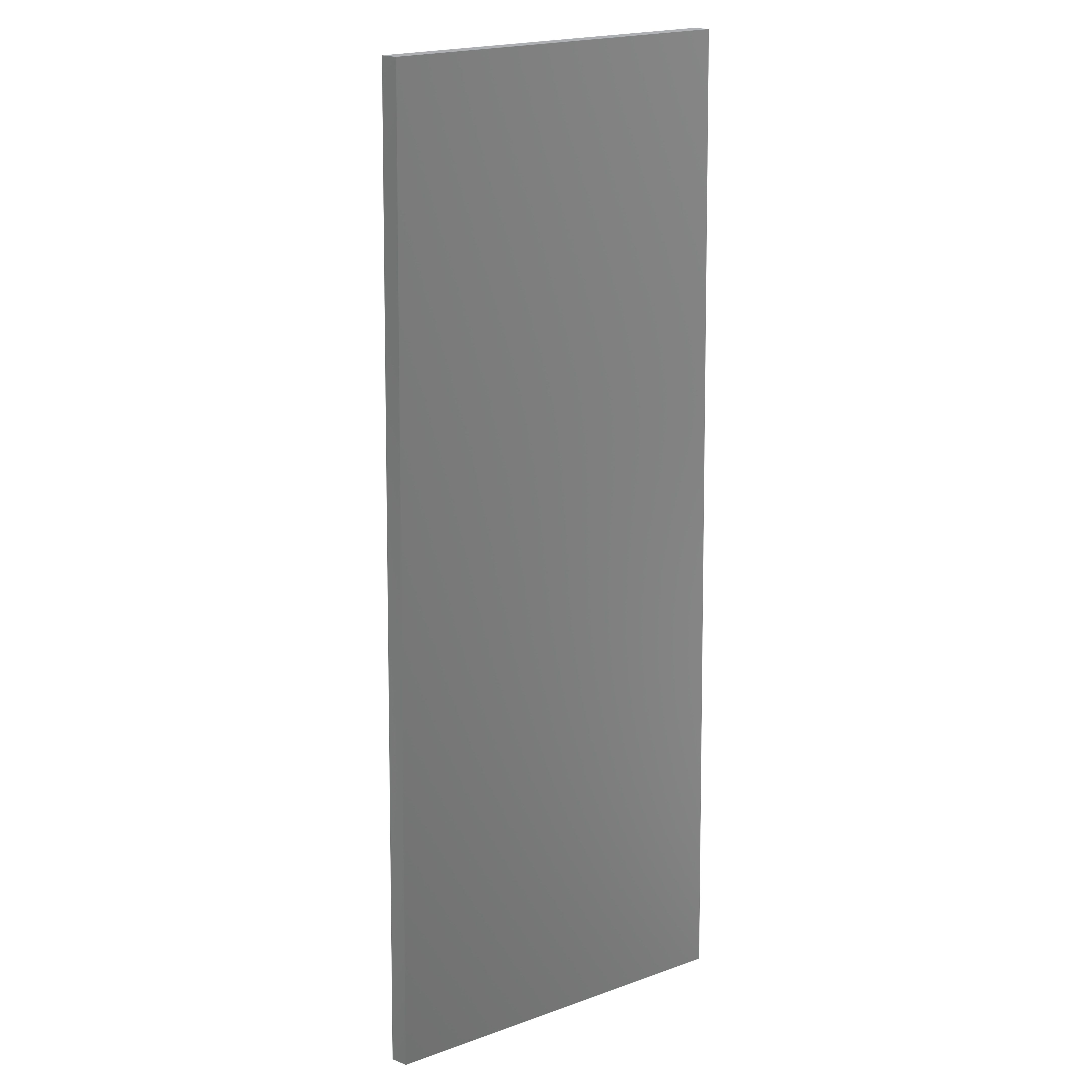 Lismore Matt Dust grey MDF & MFC Bathroom Base Panel (H)900mm (W)380mm ...