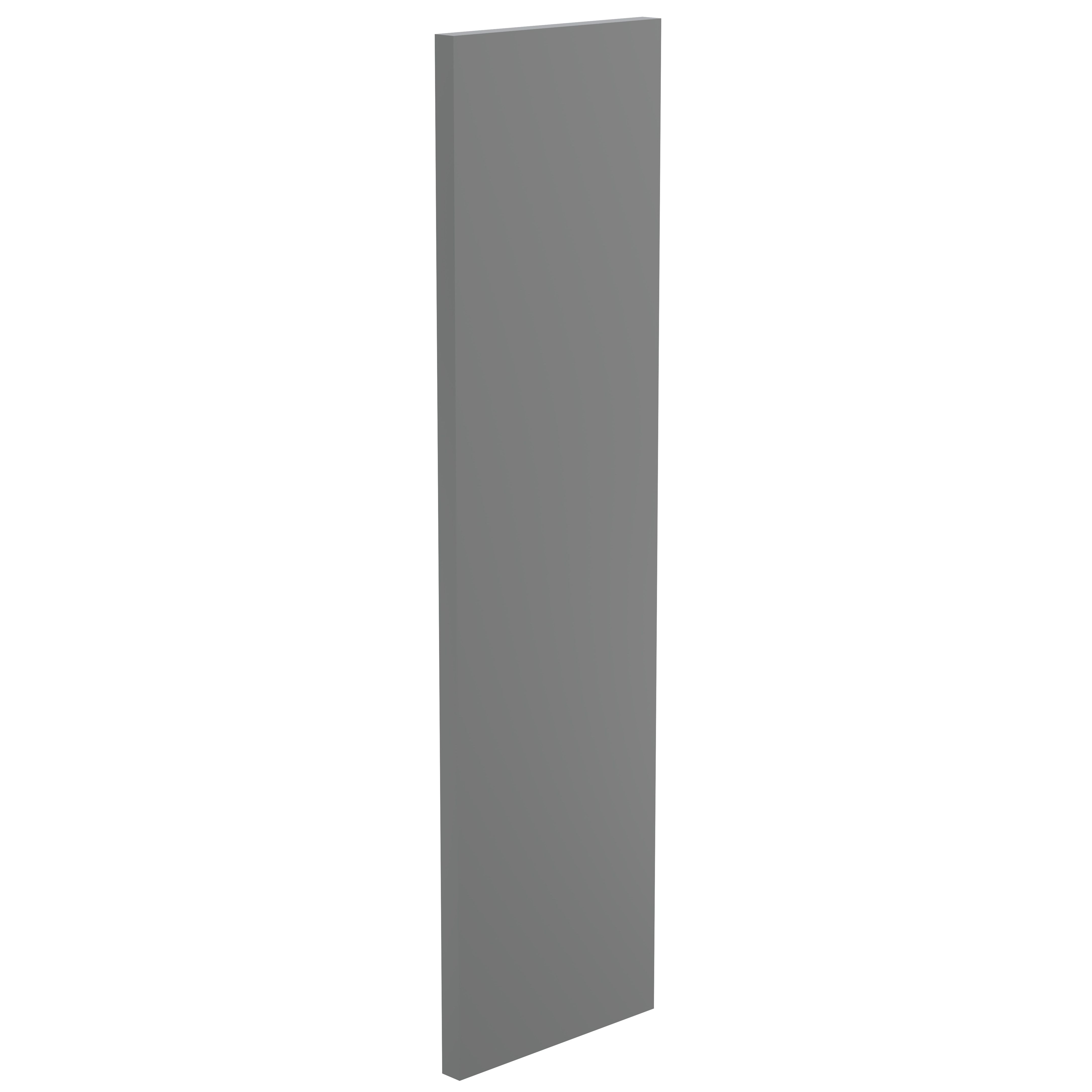 Lismore Wall MDF & MFC Bathroom Panel (H)720mm (W)192mm - Matt Dust grey