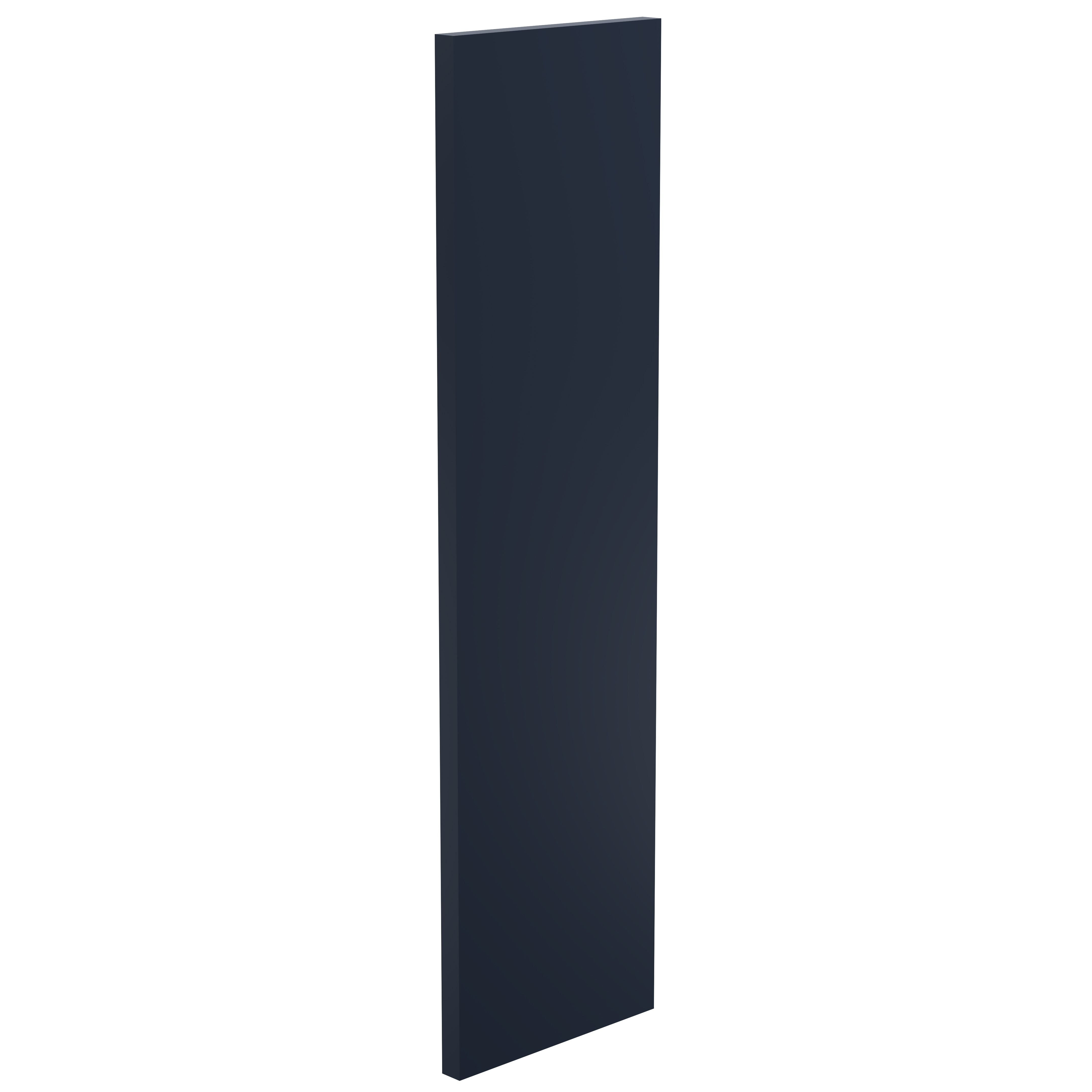 Lismore Wall MDF & MFC Bathroom Panel (H)720mm (W)192mm - Matt Indigo blue