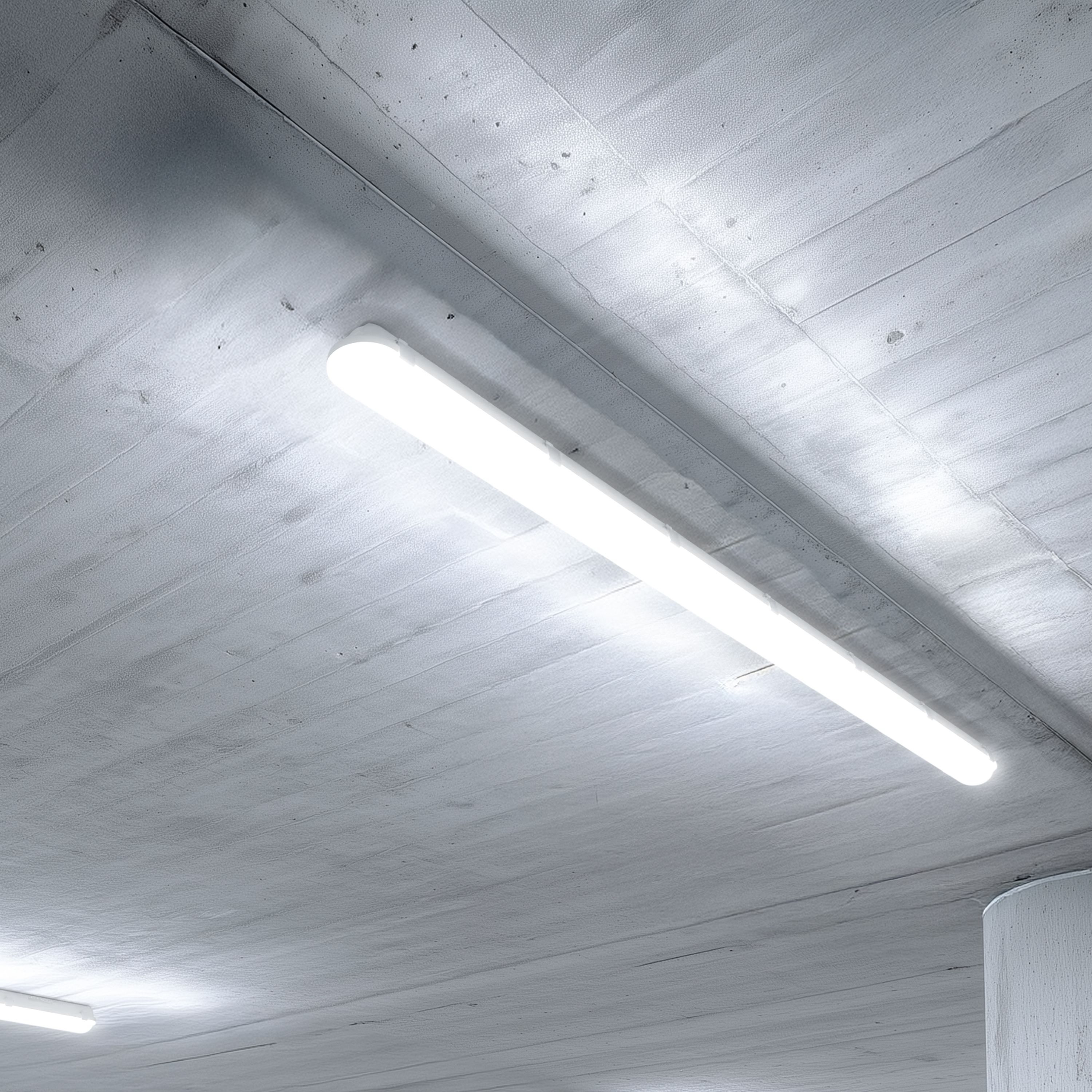 Luceco Climate Essence Colour changing Integrated LED Batten (L)1.5m