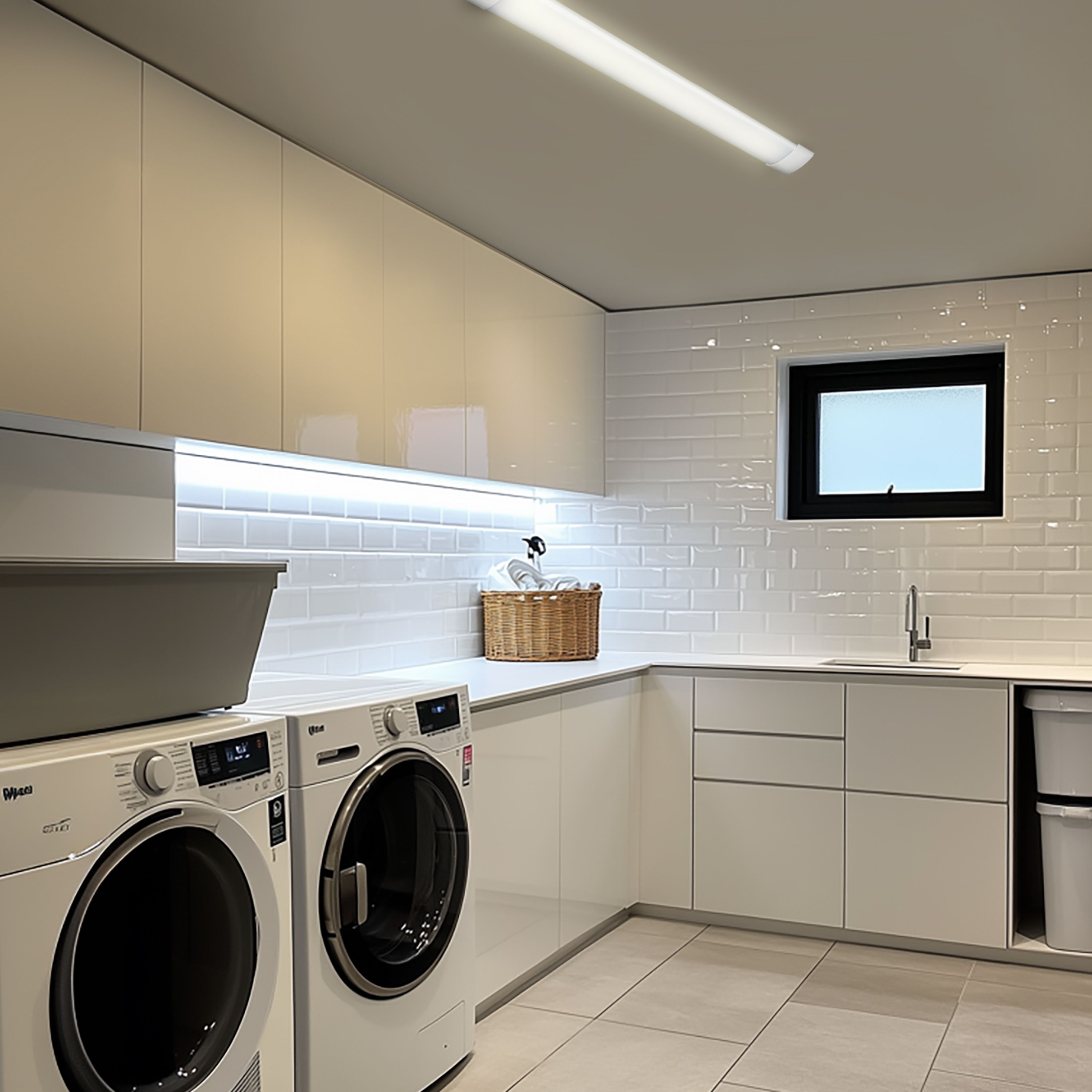 Luceco Cool white, natural white & warm white Integrated LED Batten 36W ...