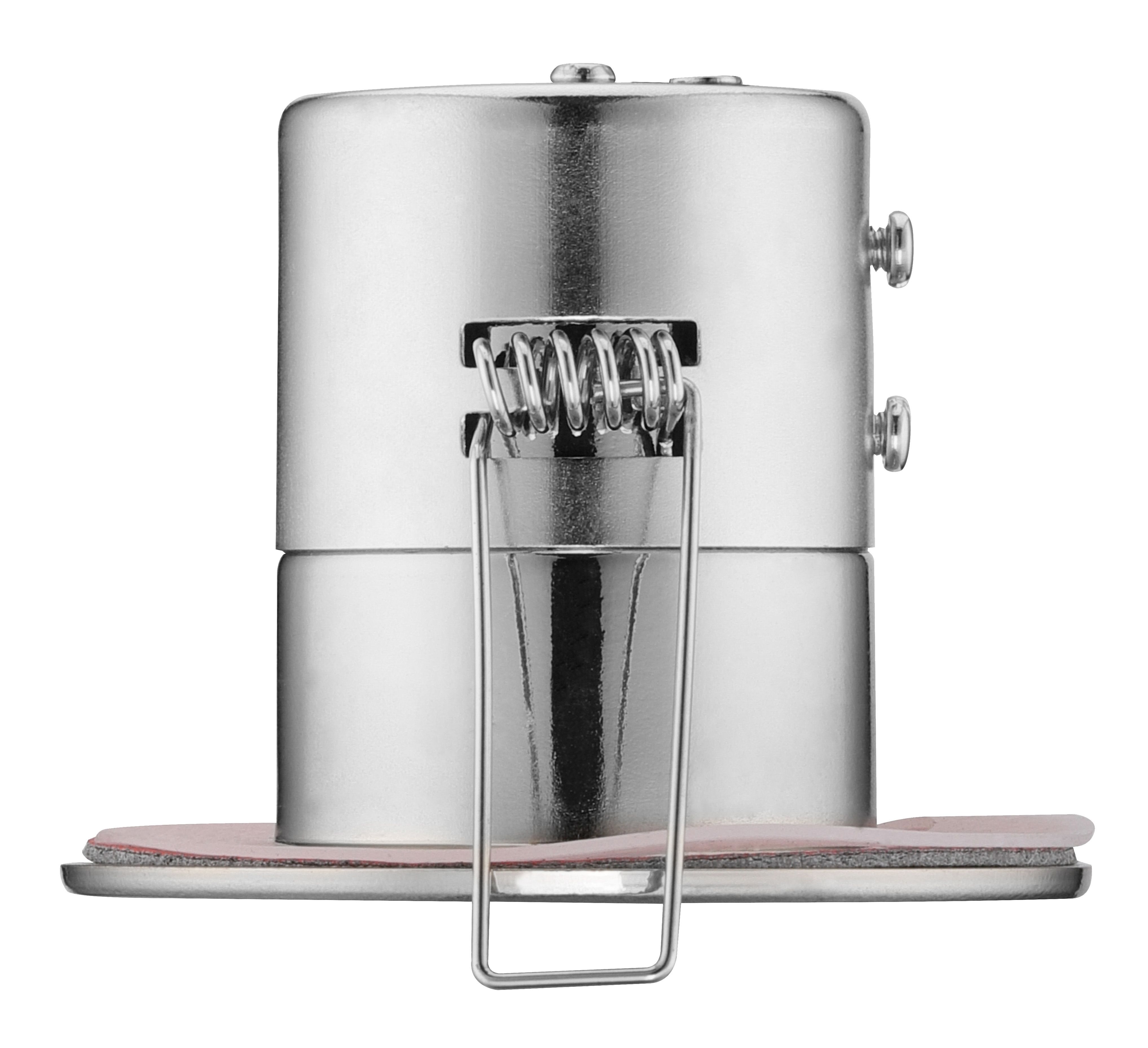 Luceco Eco Matt Silver Stainless steel effect Fixed LED Fire-rated Cool ...
