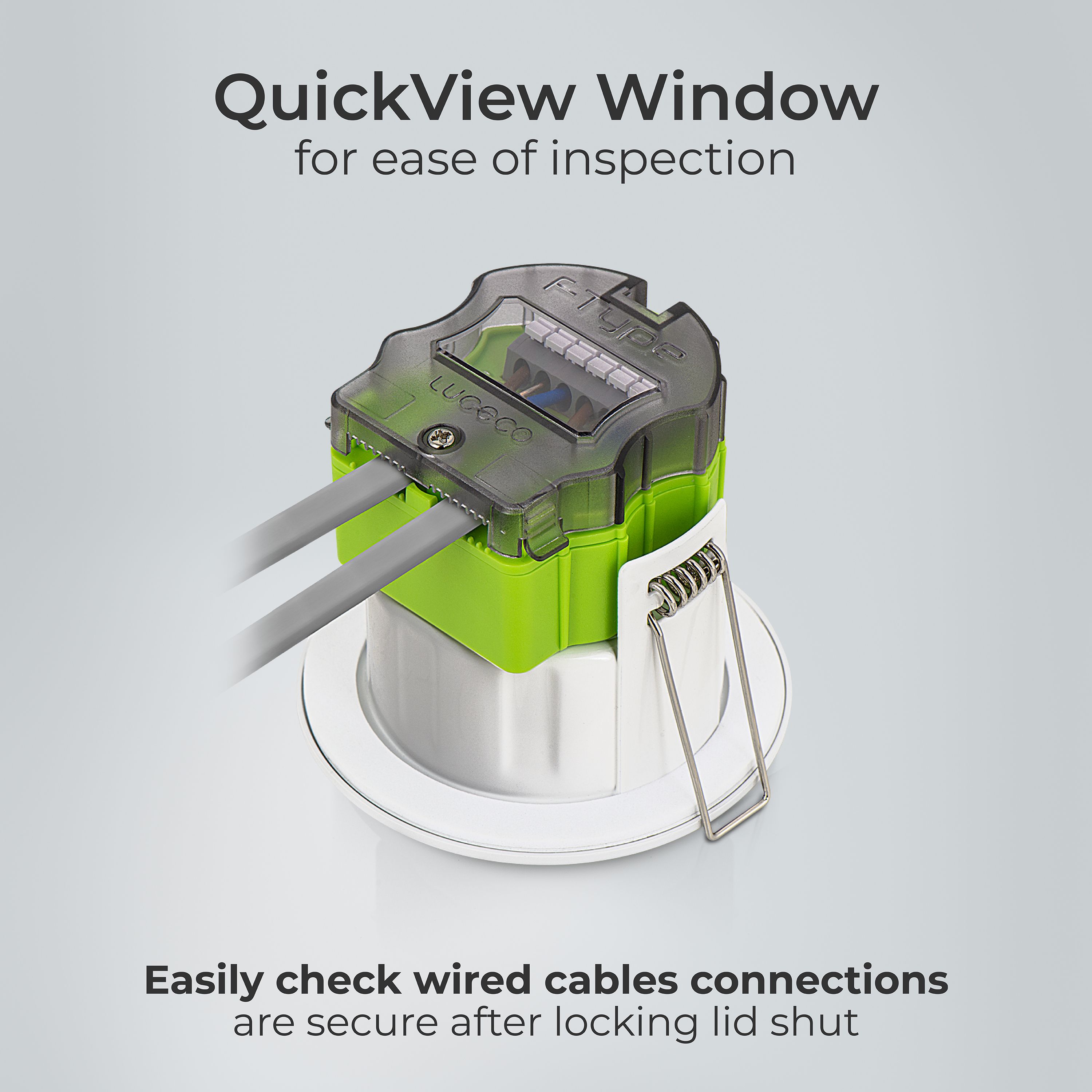 Luceco FType Mk2 Matt White Fixed LED Fire-rated Cool & warm Downlight ...