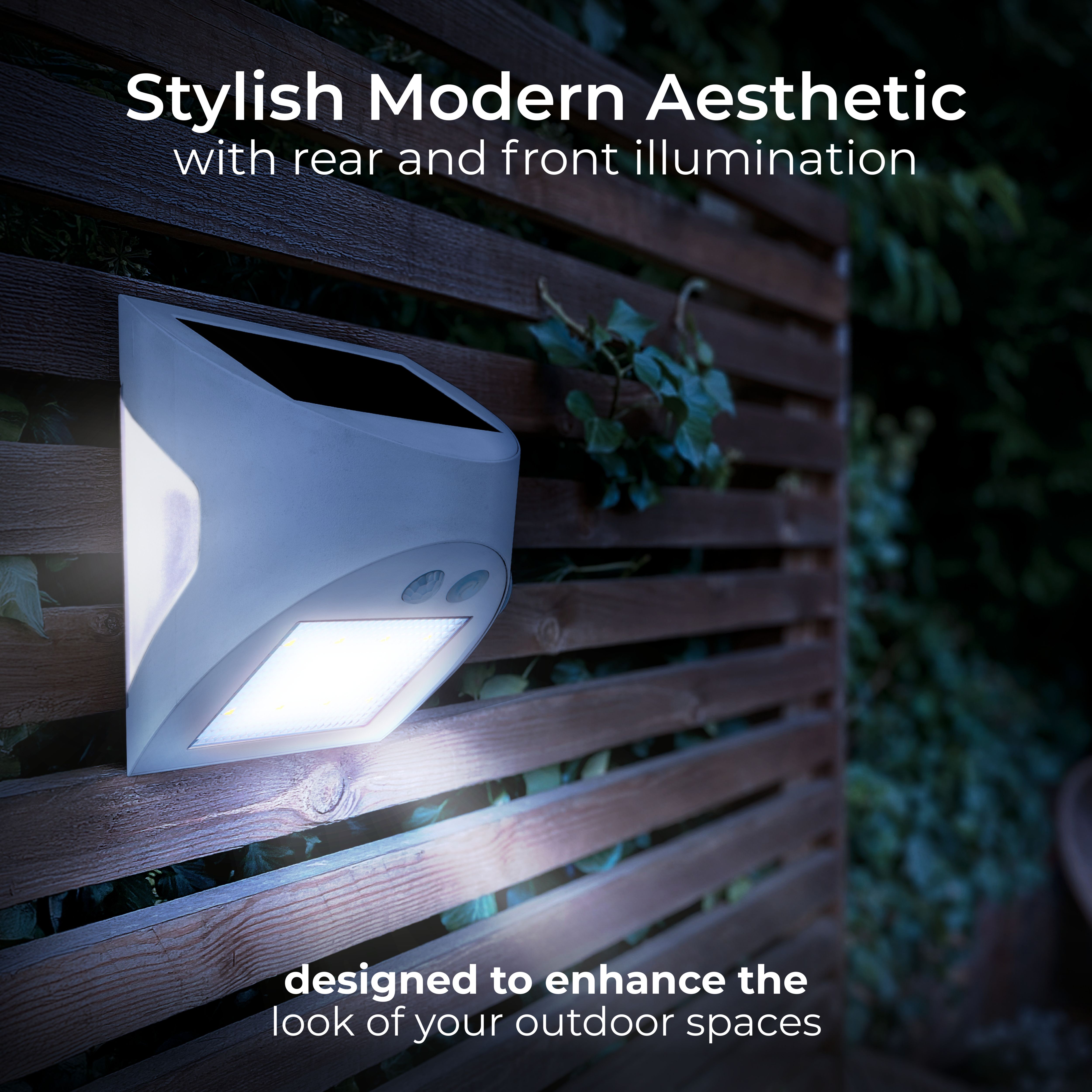 Luceco Prysm Non-adjustable White Battery & solar-powered LED 3W PIR ...