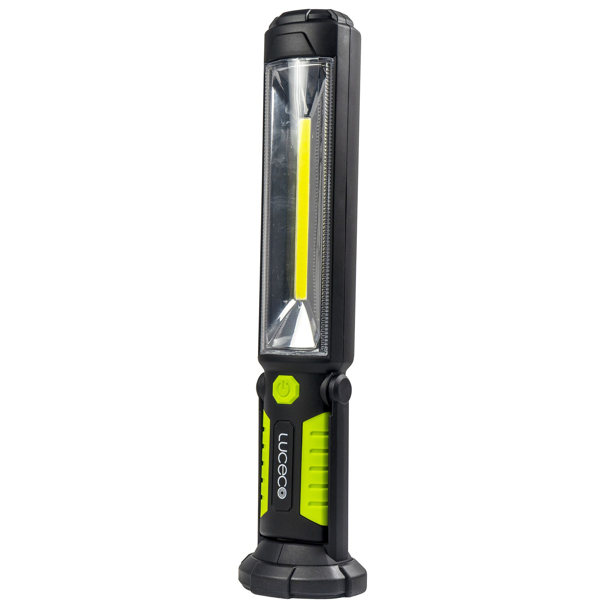 Luceco Tilt Black & green LED Inspection light 5V 450lm | DIY at B&Q