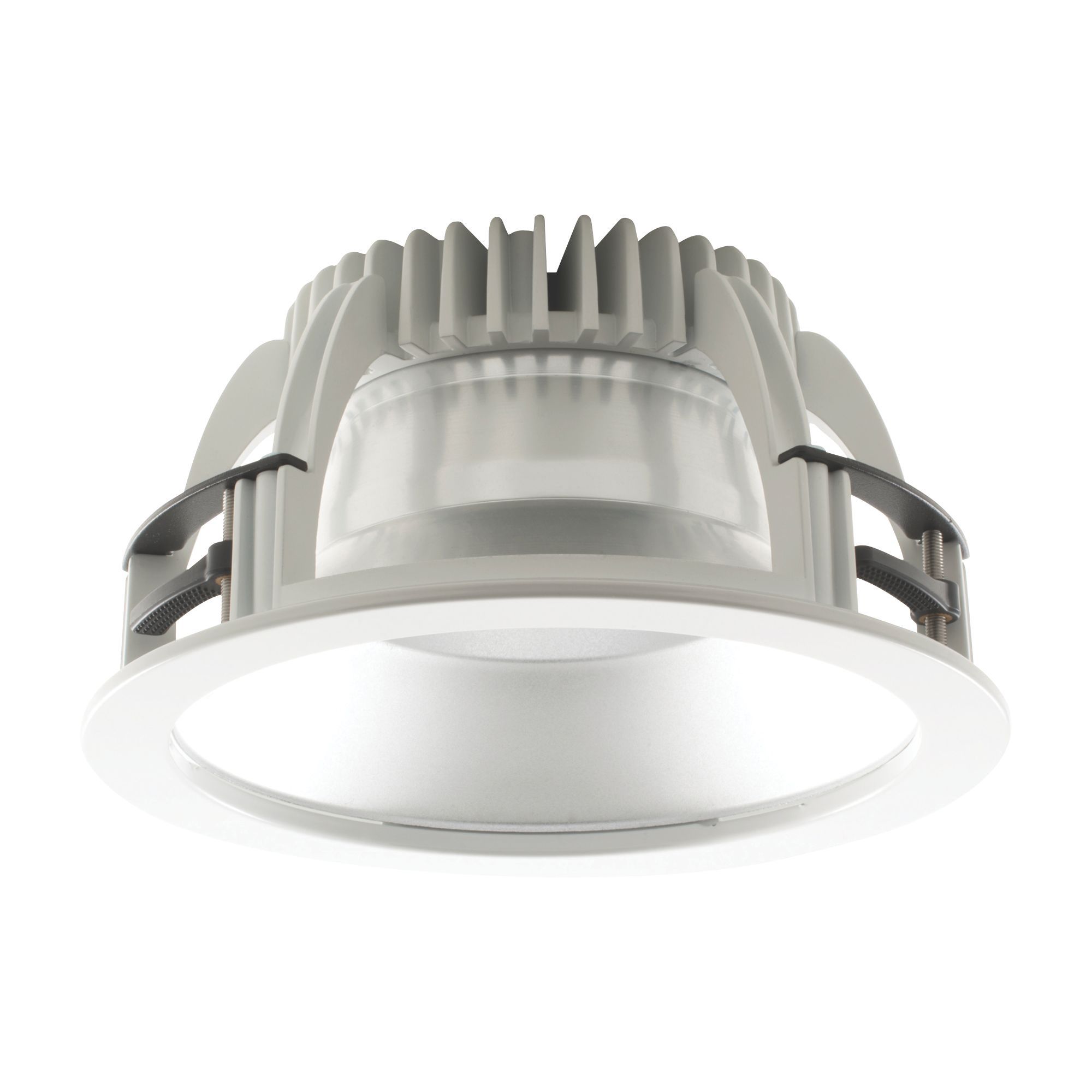 Luceco White Non-adjustable LED Cool white Downlight 36W IP20 | DIY at B&Q