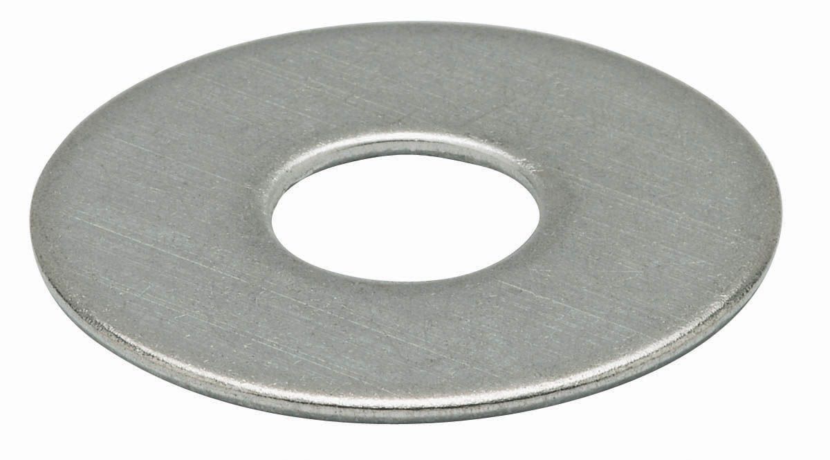 M8 A2 Stainless steel Penny washers, Pack of 10 | DIY at B&Q