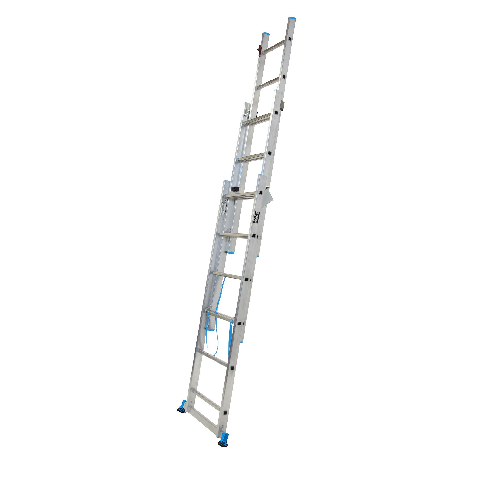 Buy Mac Allister 0.39m Aluminium Combination Ladder | DIY at B&Q