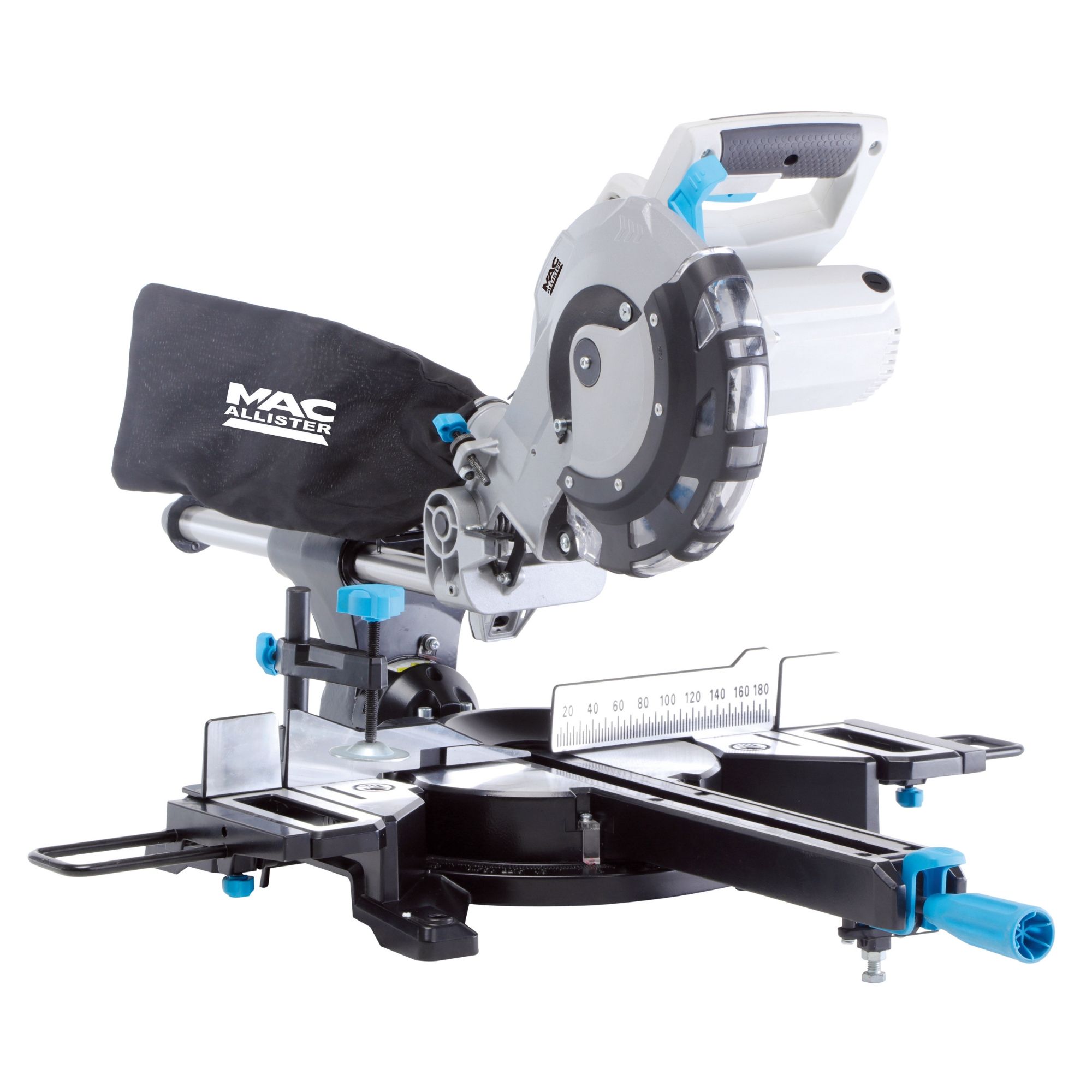 Mac Allister 1450W 220-240V 210mm Corded Sliding mitre saw MMIS210S