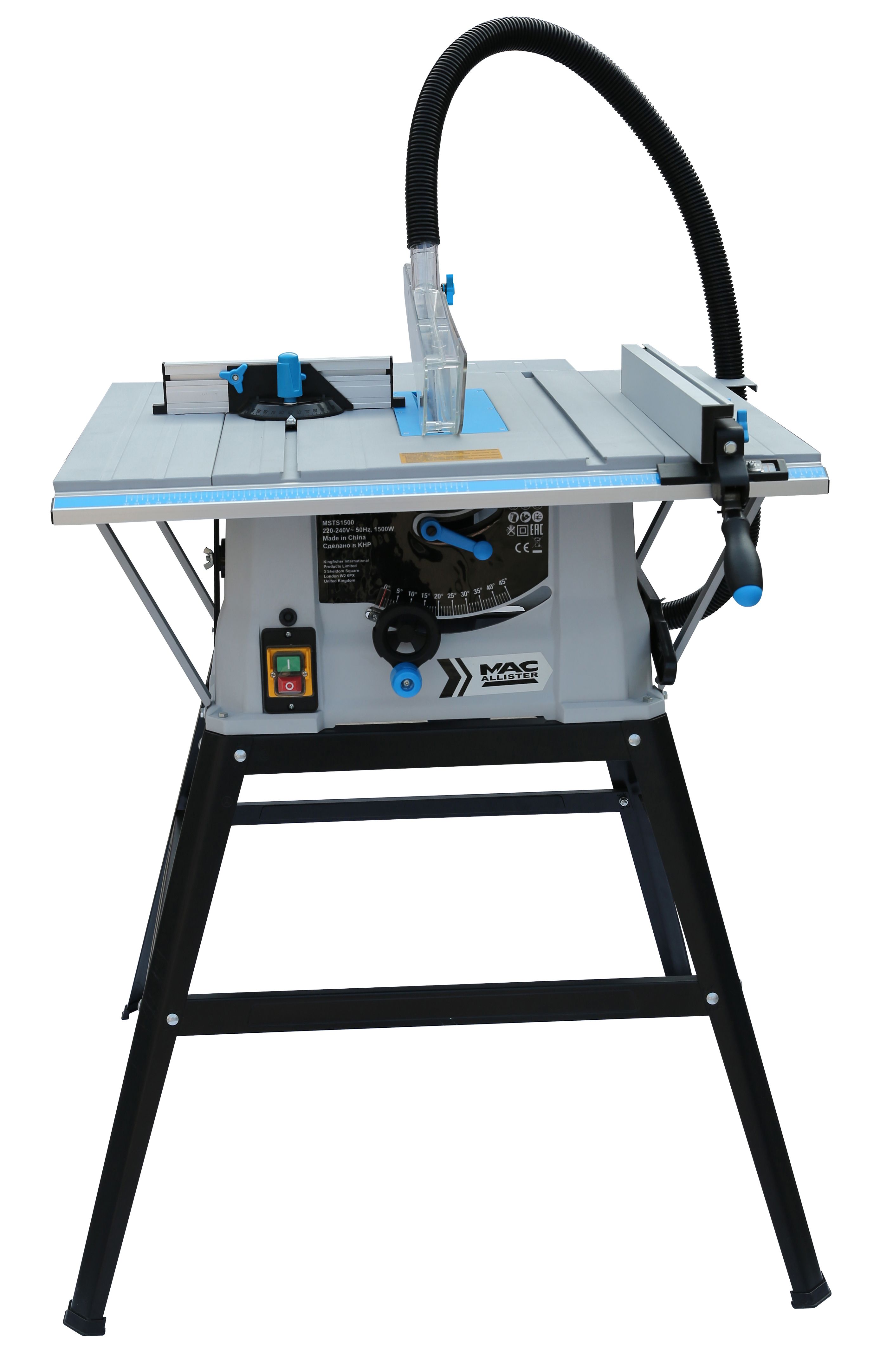 Mac Allister 1500W 220-240V 254mm Corded Table saw MSTS1500