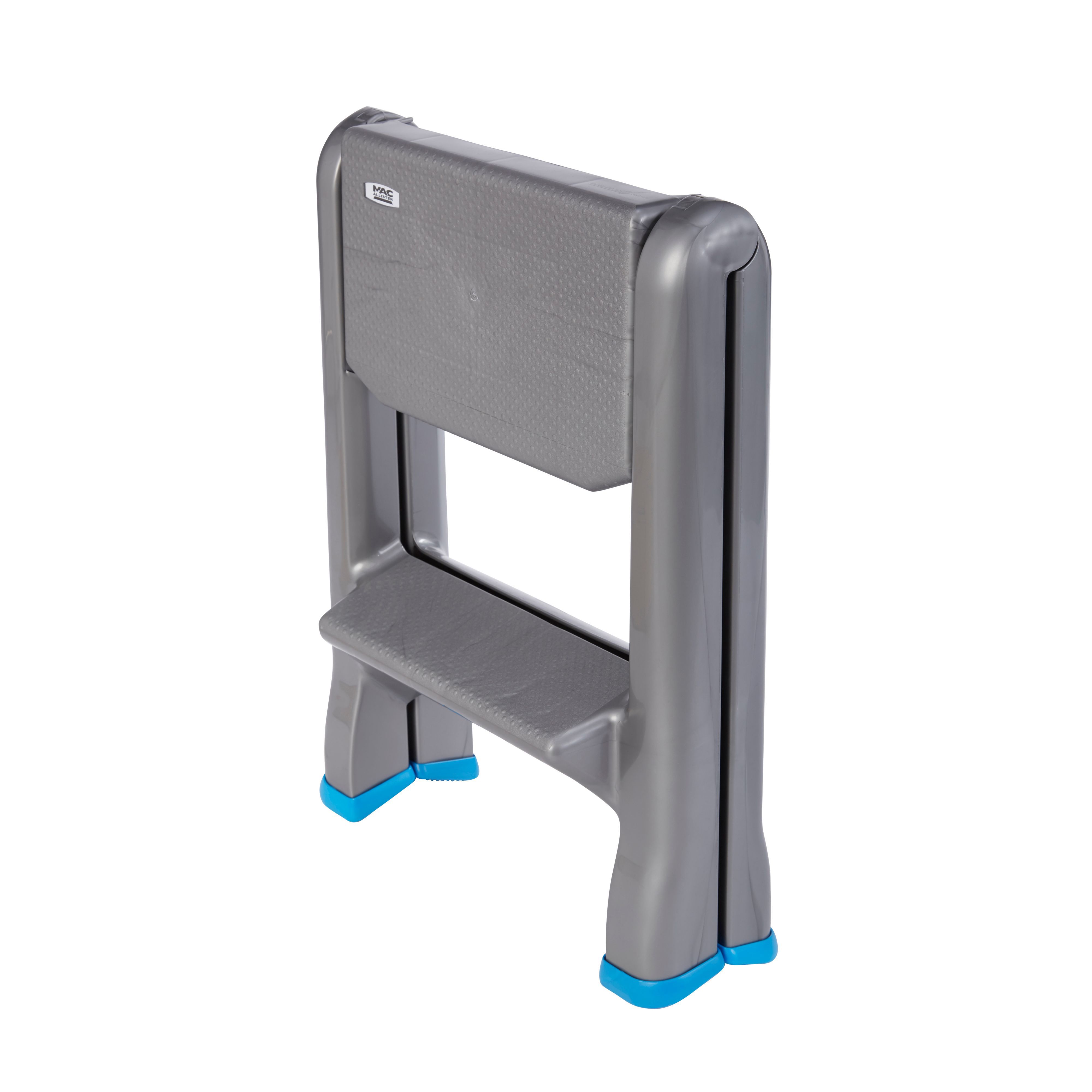 Mac Allister 2 tread Plastic Foldable Step stool (H)0.63m | DIY at B&Q