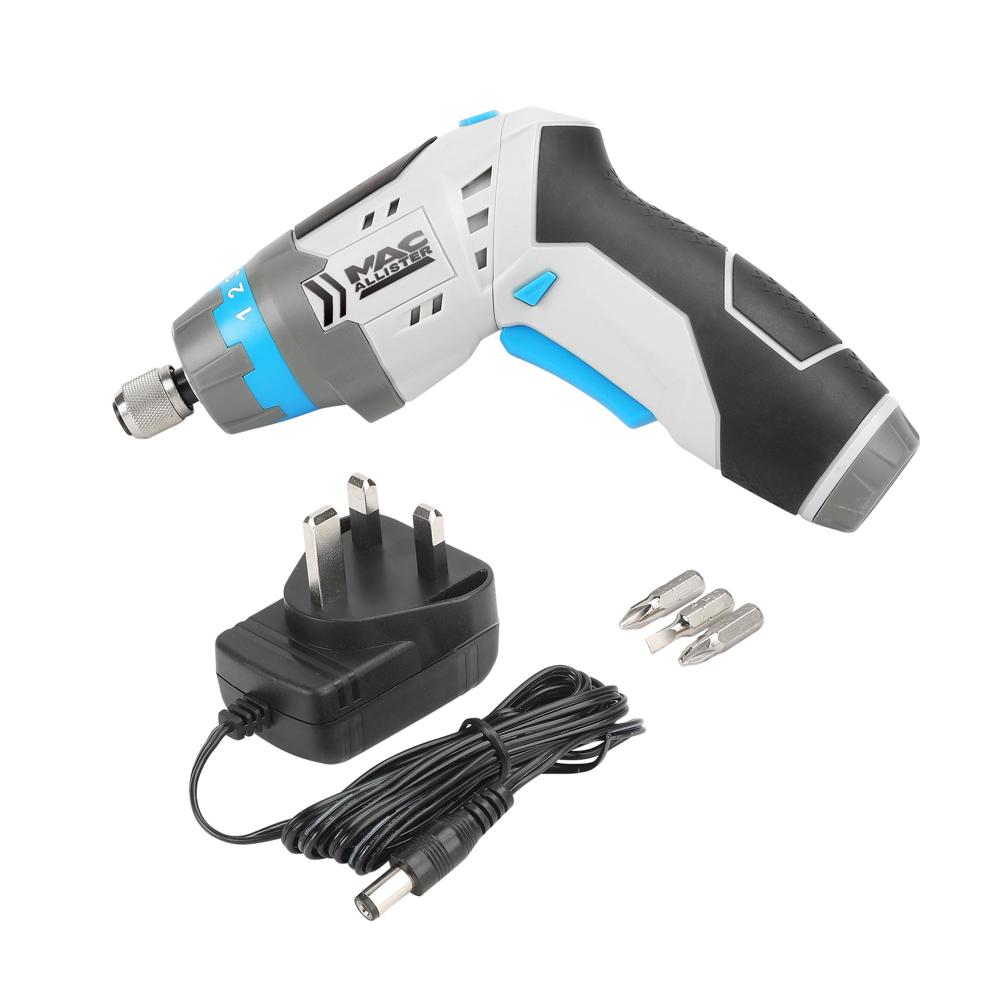 Mac Allister 3.6V 1 x 1.3Ah Li-ion Cordless Screwdriver MSSD36T-Li