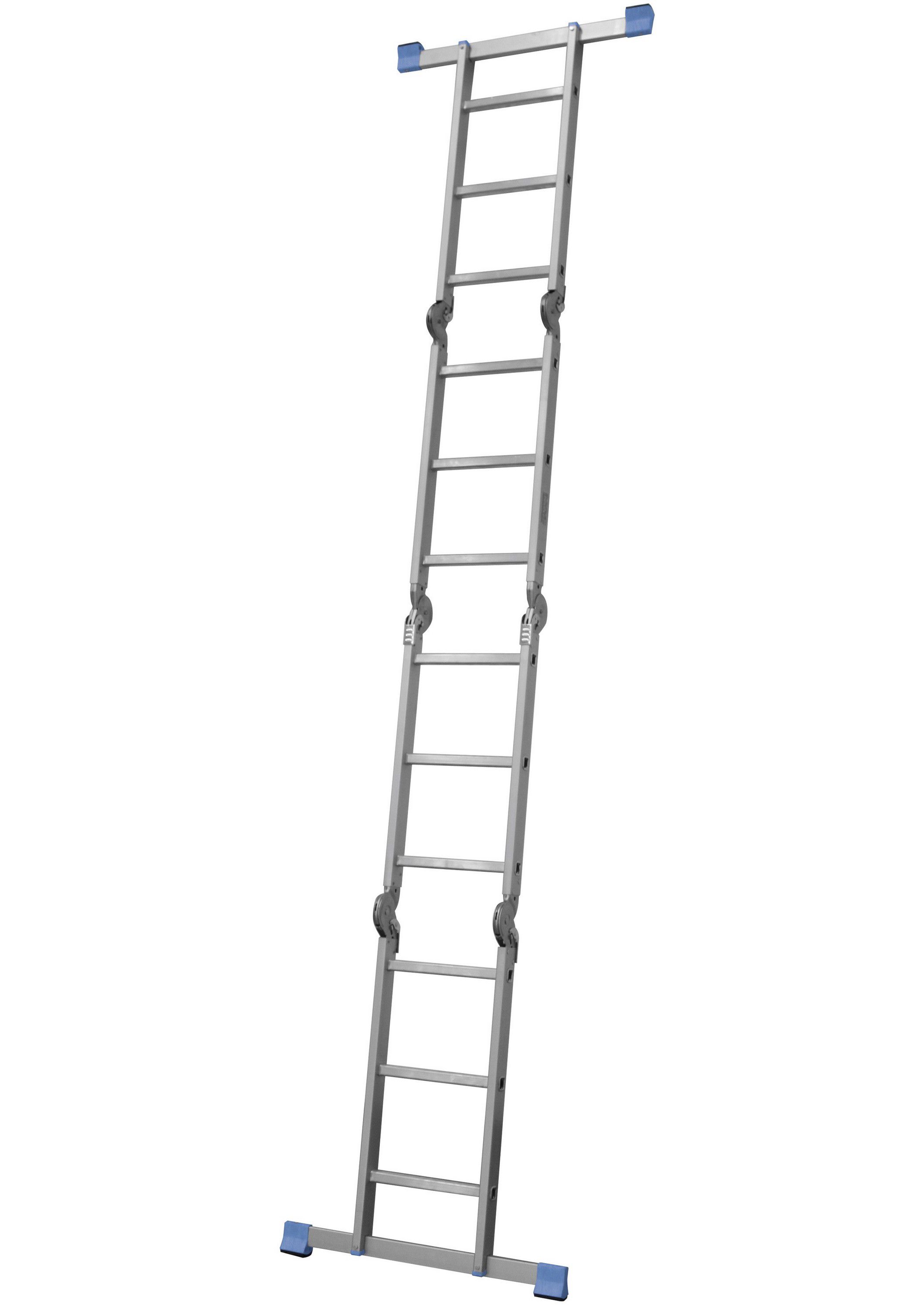 Mac Allister 3-way 3.3m Aluminium Ladder